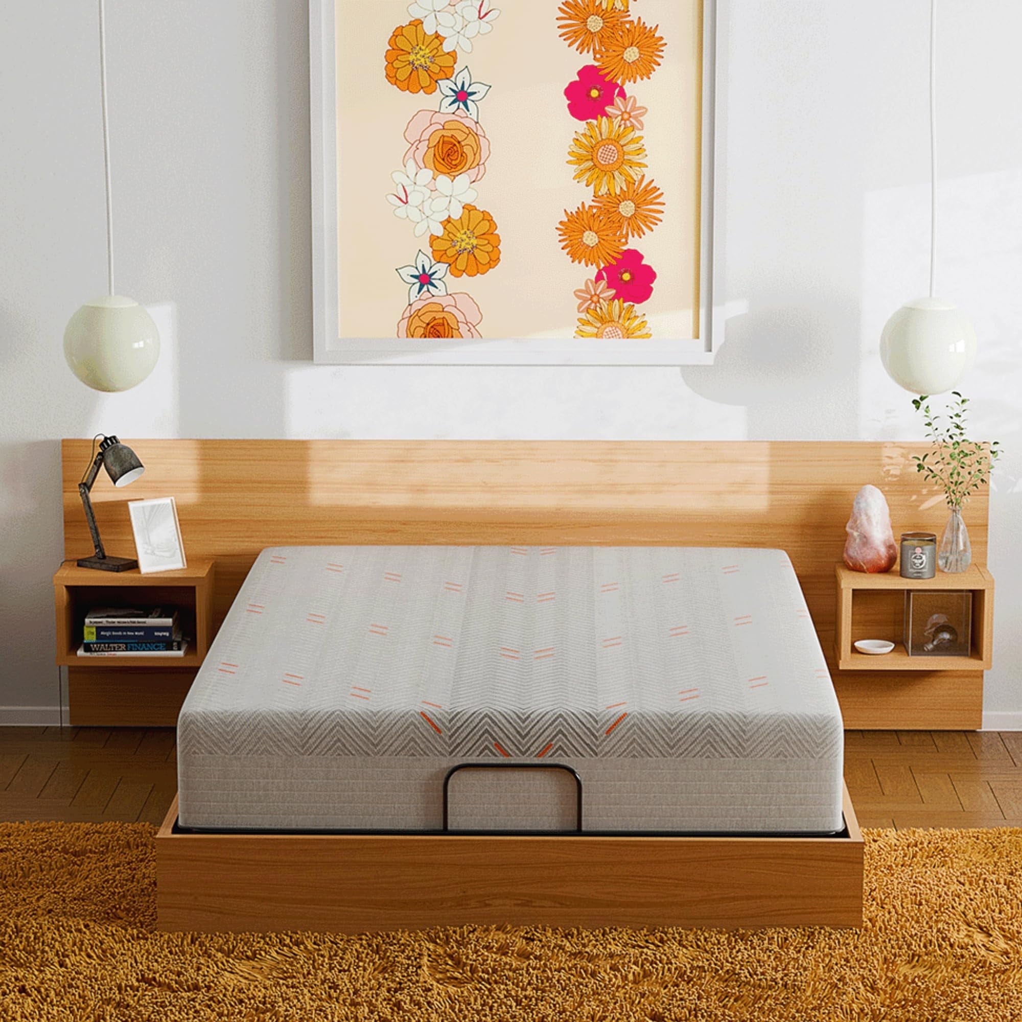 Tulo by Mattress Firm Green Tea Hybrid 12" Plush Mattress in a Box ...