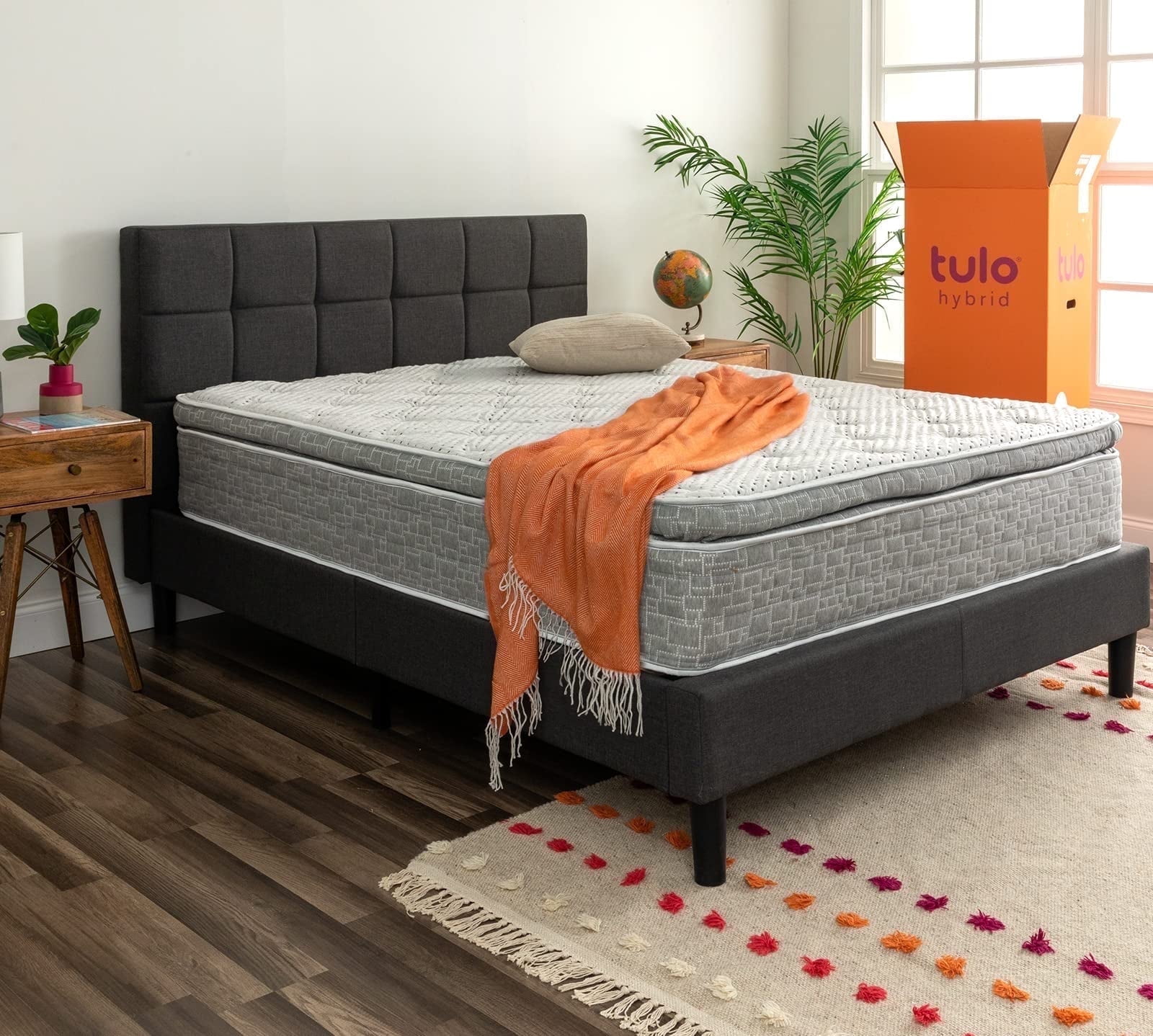 Tulo by Mattress Firm 12" Queen Mattress Memory Foam Cooling Hybrid ...