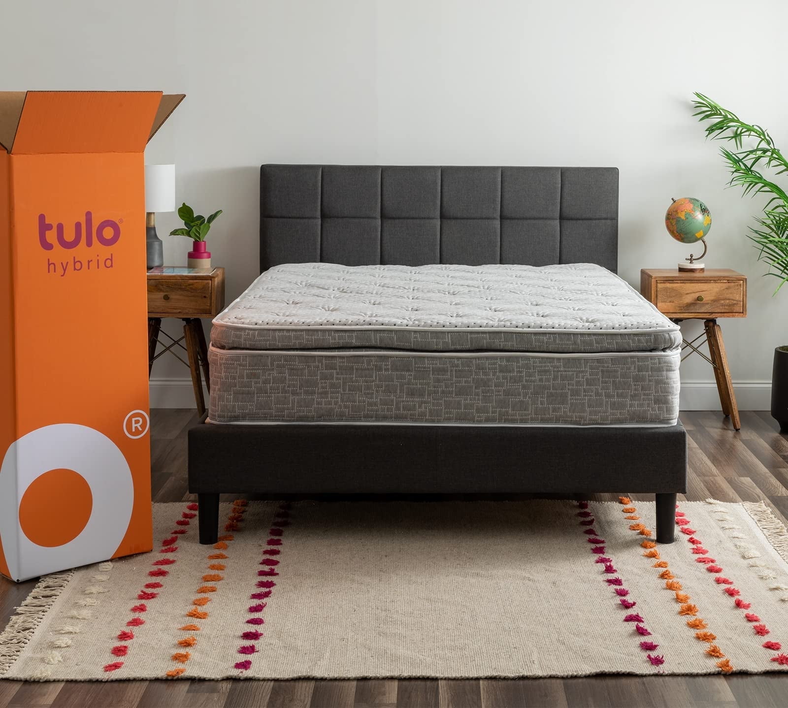 Tulo by Mattress Firm 12" Memory Foam Cooling Hybrid Mattress in a Box ...