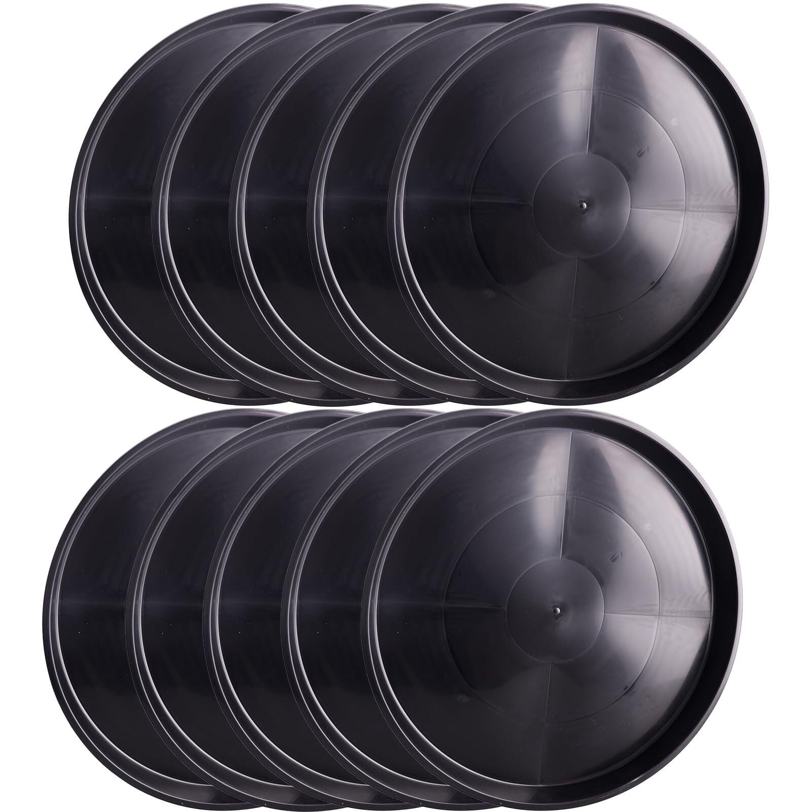 Tulpeed 30 Pack Plant Saucer 10 Inches Plant Trays for Pots Plastic ...