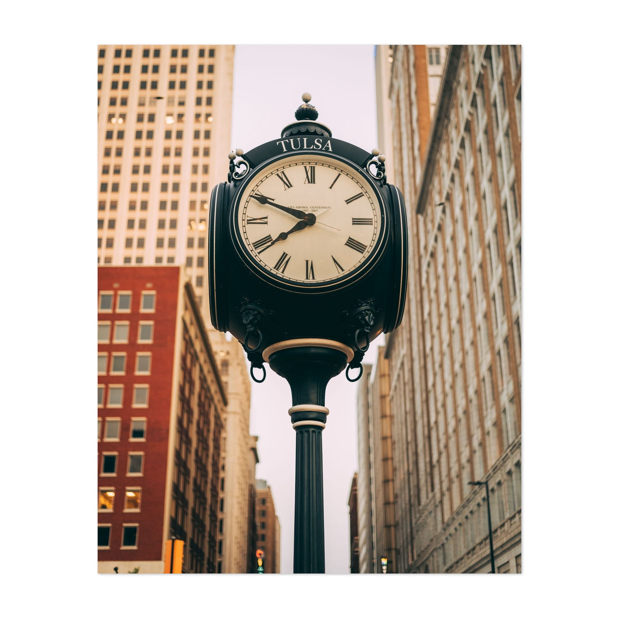 Tulsa Centennial Clock 01 - Tulsa Oklahoma Photography Unframed Wall ...