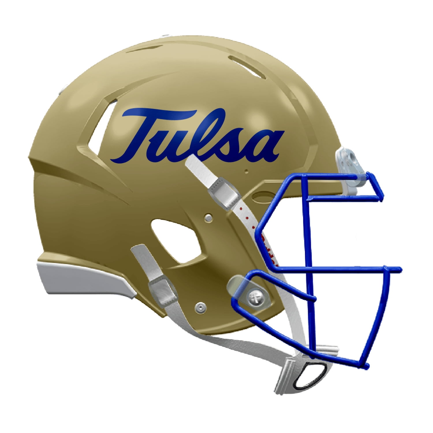 Tulsa Golden Hurricane Gold NCAA Replica Speed Helmet - Walmart.com