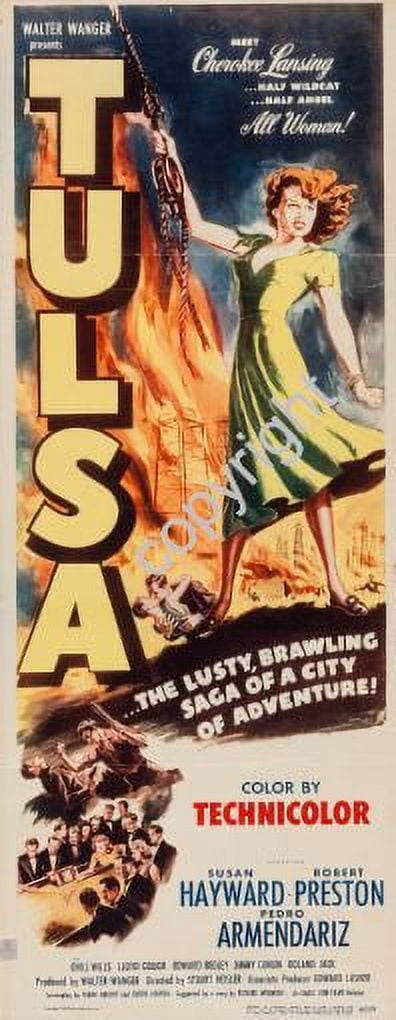 Tulsa Movie Poster Insert 14x36 Unframed, Age: Adults, Rectangle AB ...
