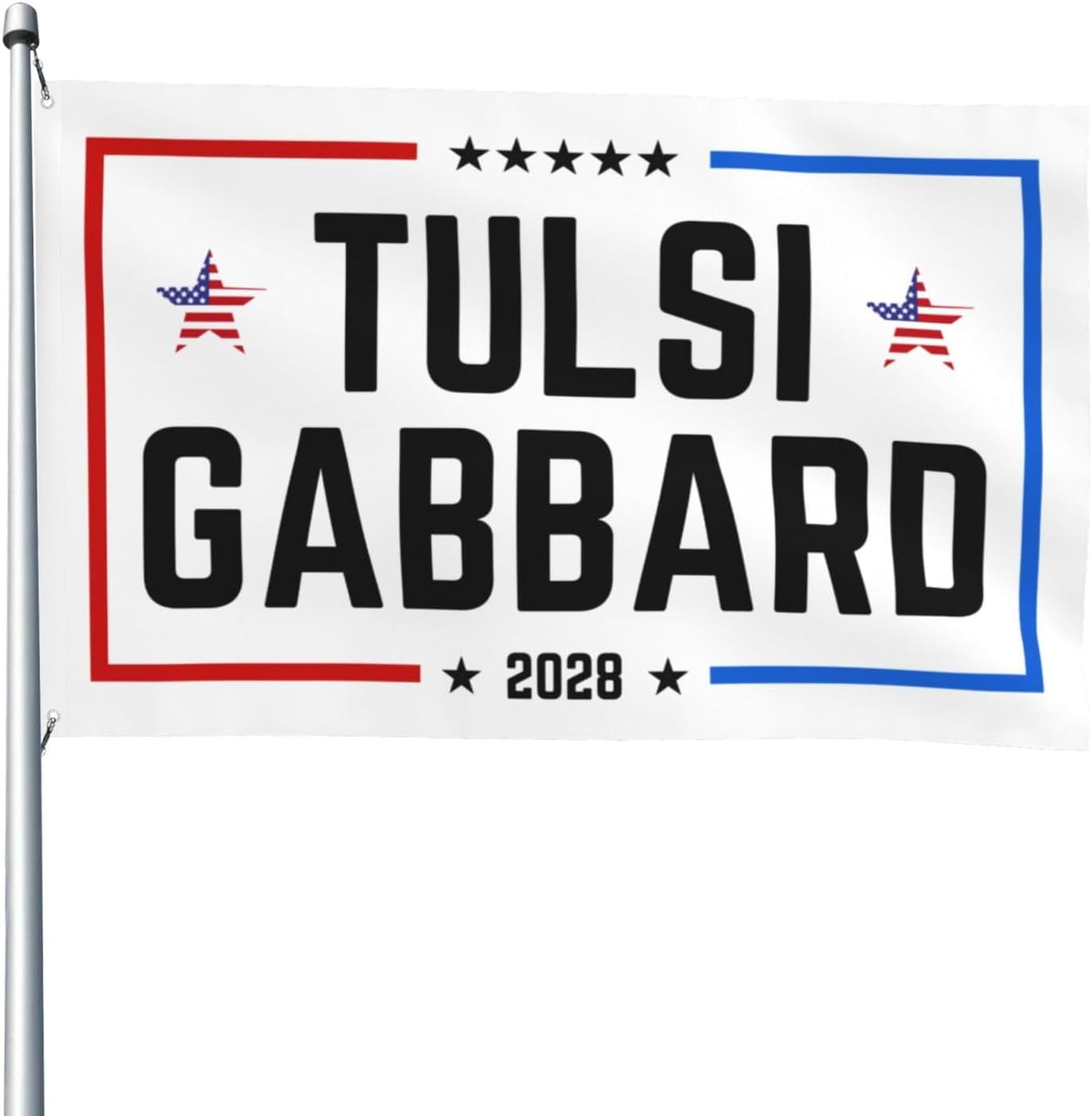 Tulsi-Gabbard 2028 Flag 4x6 Tulsi 2028 For President 48 Country Over ...
