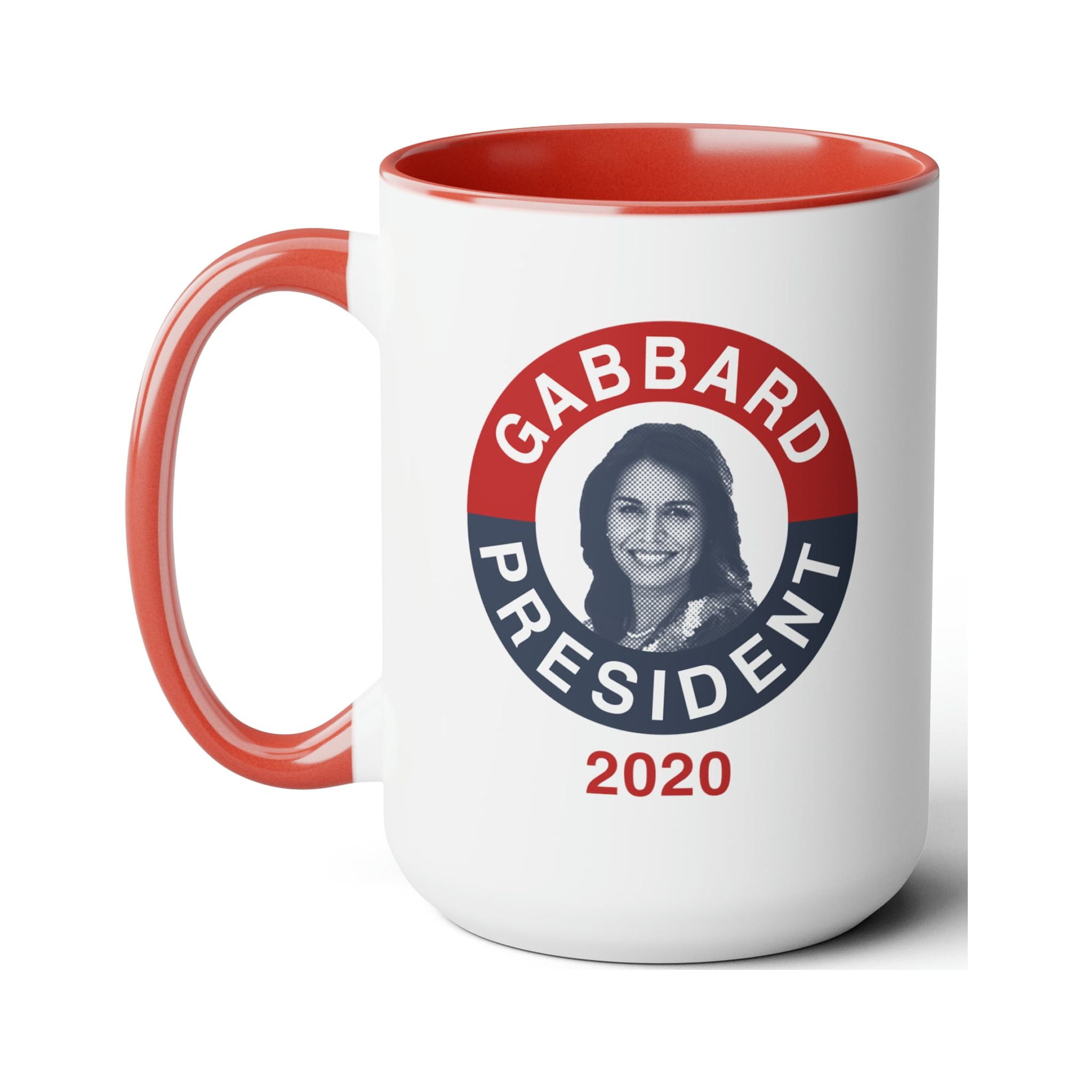 Tulsi Gabbard for President 2020 Two-Tone Coffee Mugs, 15oz - Walmart.com