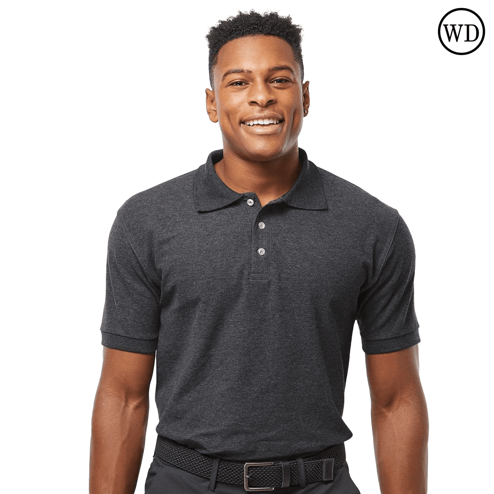 Tultex Men's 50/50 Sport Pique Polo Shirt, Short Sleeve, Textured Knit ...