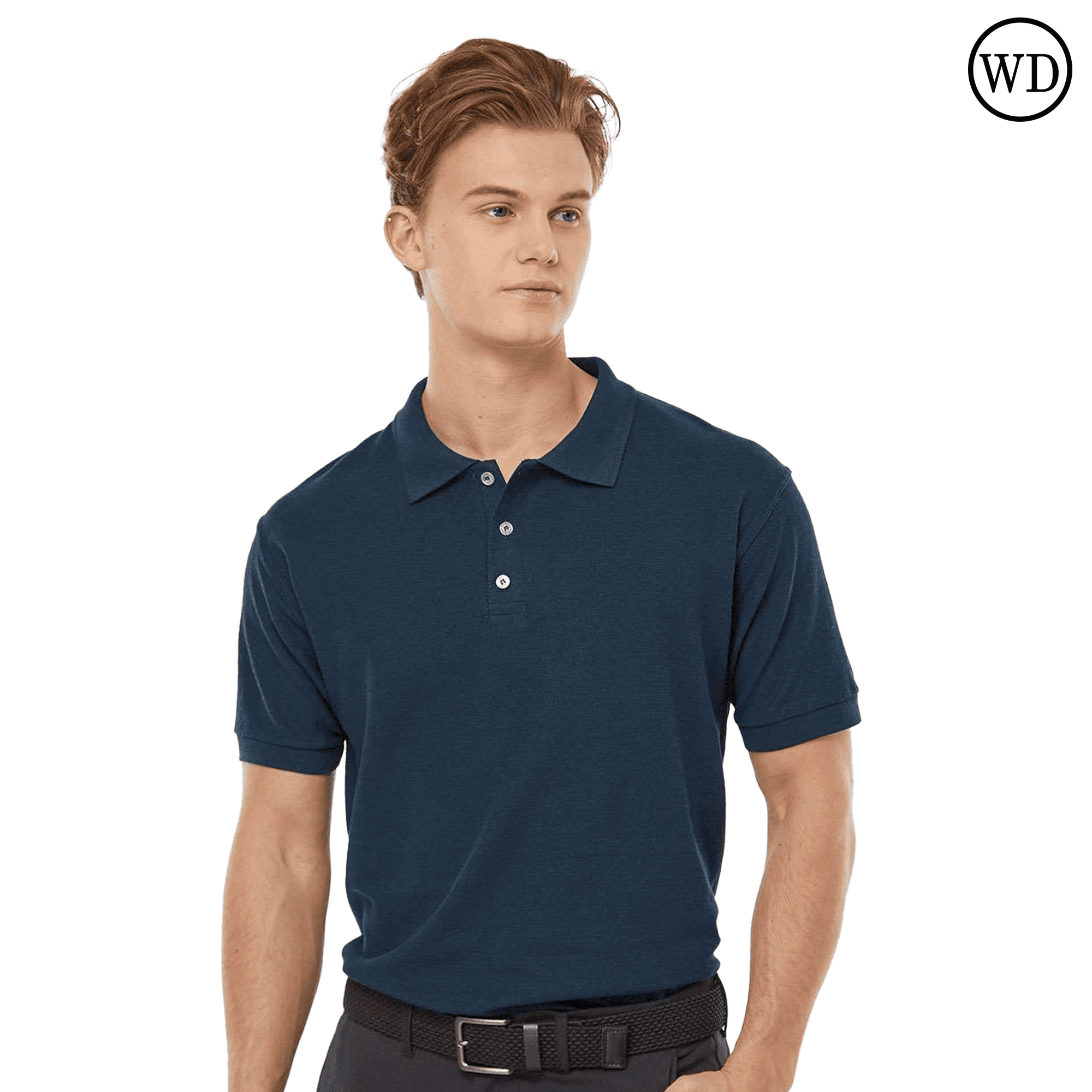 Tultex Men's 50/50 Sport Pique Polo Shirt, Short Sleeve, Textured Knit ...