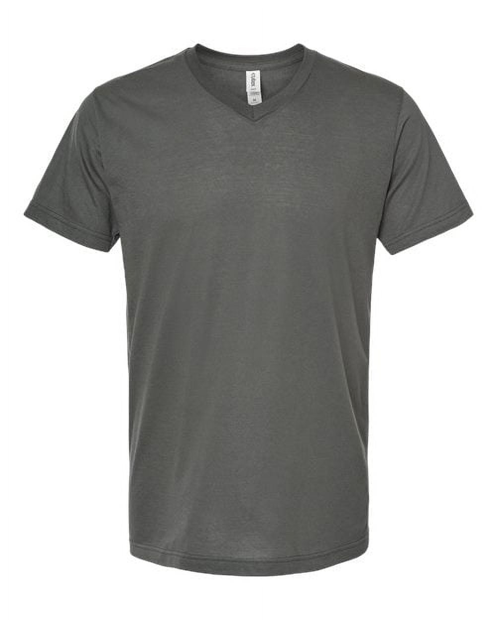 Tultex - Unisex Poly-Rich V-Neck T-Shirt - 207 - Walmart.com