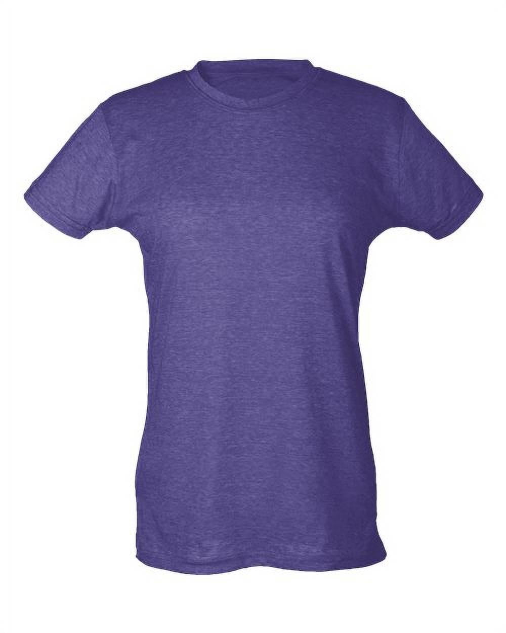 Tultex Women 's Poly-Rich Slim Fit T-Shirt - Walmart.com