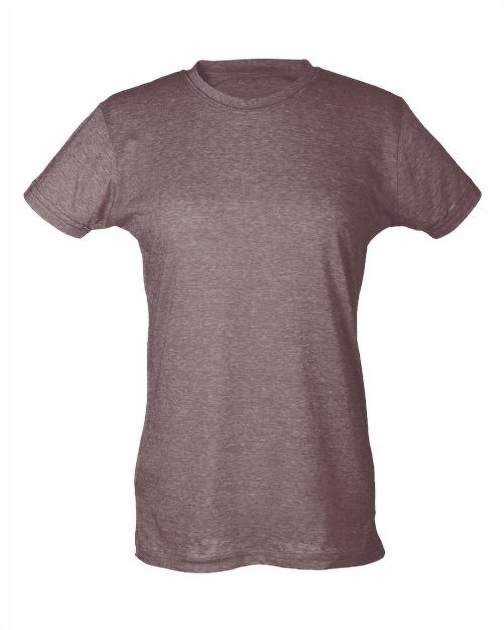 Tultex Women 's Poly-Rich Slim Fit T-Shirt - Walmart.com