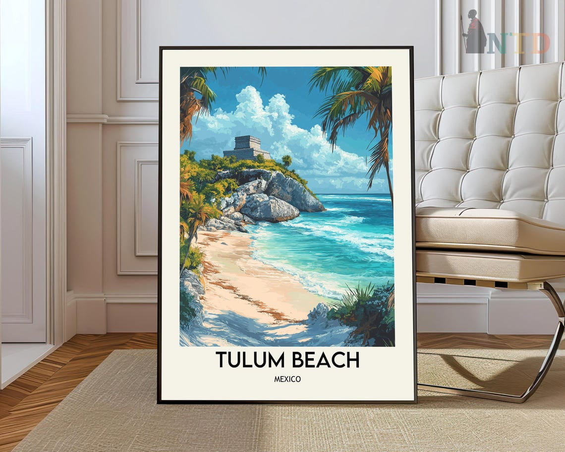 Tulum Beach Poster, Tulum Beach Print, Tulum Beach Photo, Tulum Beach ...