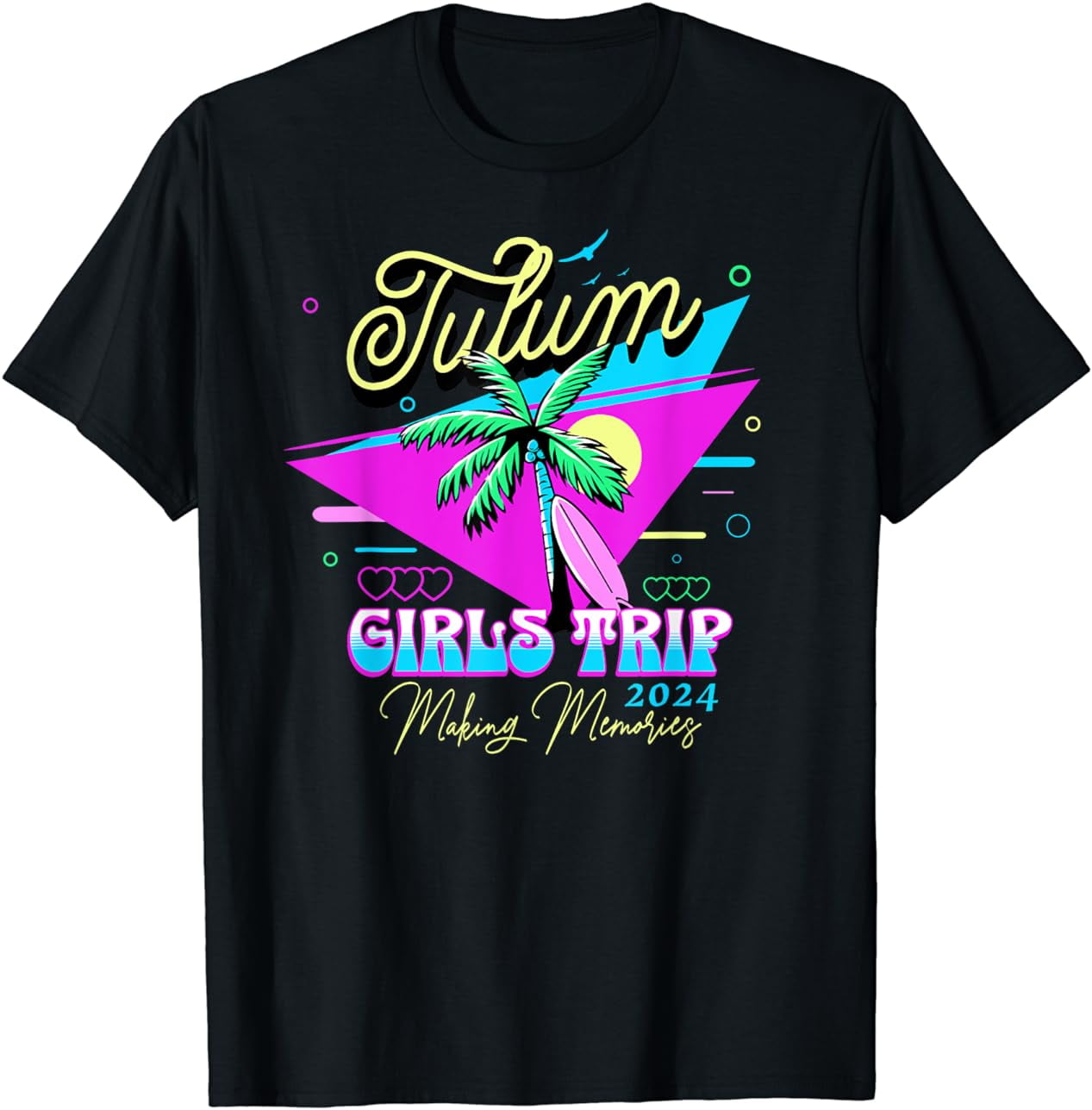 Tulum Friends Vacation Girl Weekend Girls Trip 2024 T-Shirt - Walmart.com