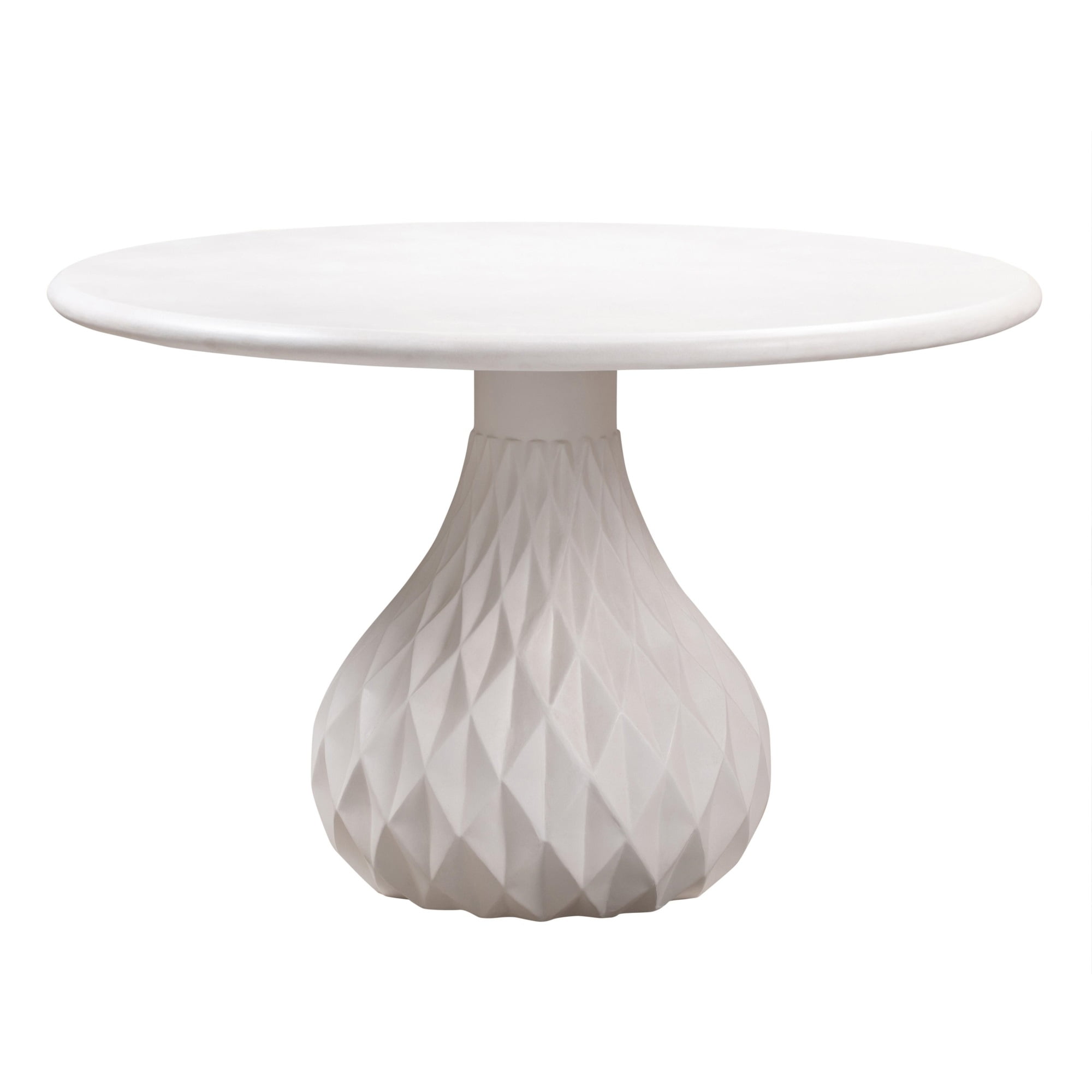 Tulum Ivory Concrete Dining Table - Walmart.com