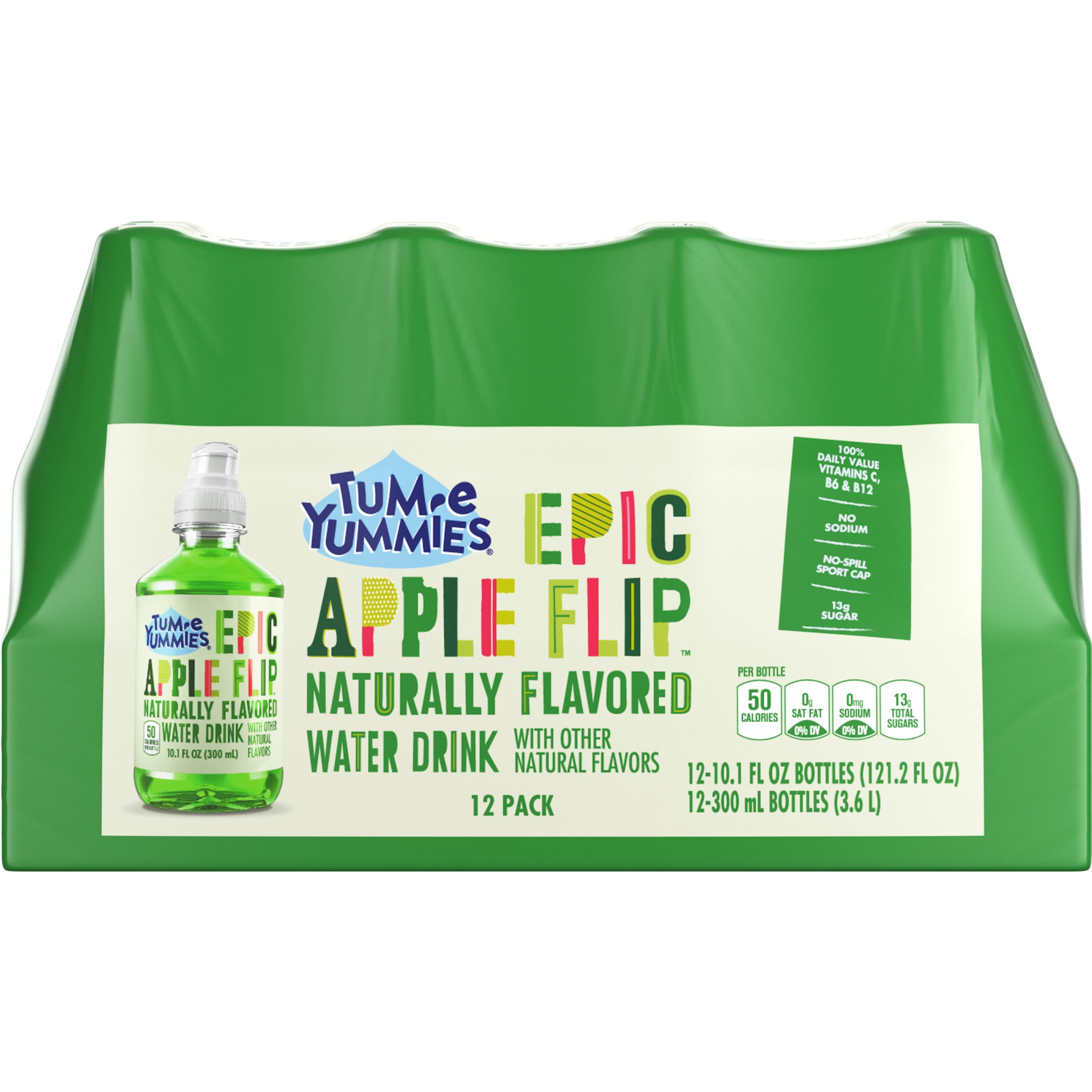 Tum-E Yummies Epic Apple Flip, Gentle Kids Drink, 10.1 oz, 12 Pack ...