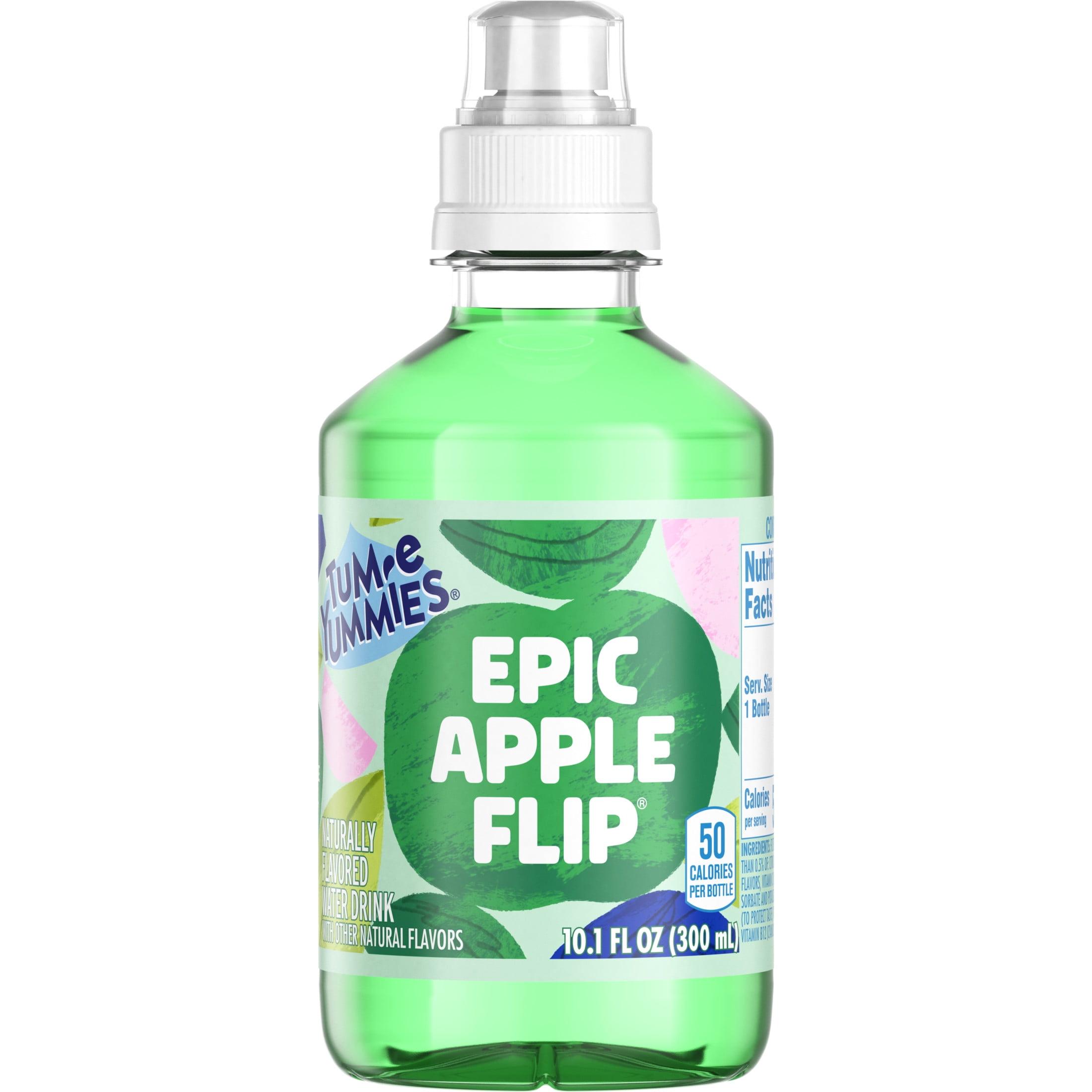 Tum-E Yummies Epic Apple Flip Fruit Water 10.1 fl oz Bottle - Walmart.com