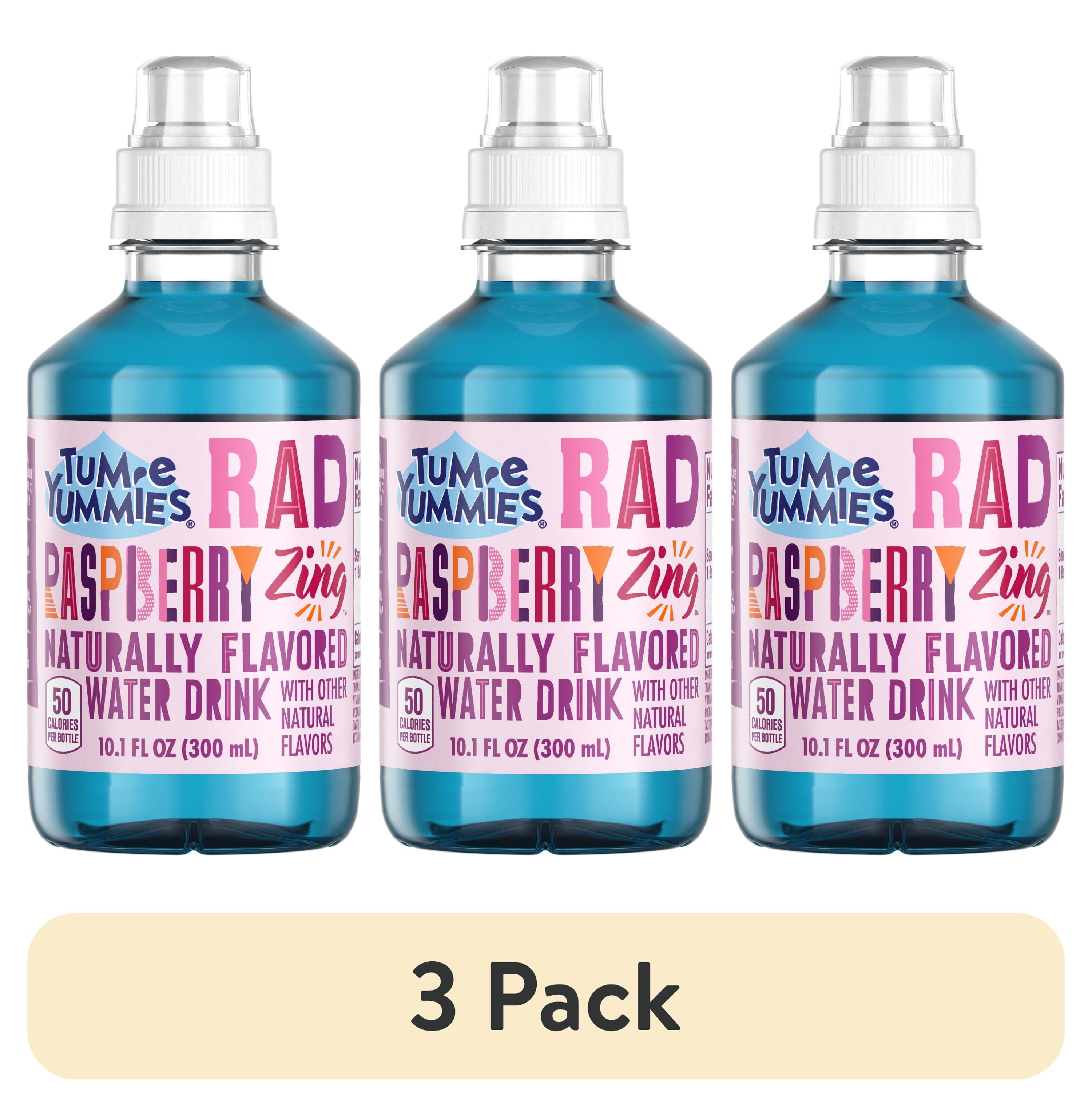 (3 pack) Tum-e Yummies Rad Raspberry Zing Naturally Fruit Water, 10.1 ...