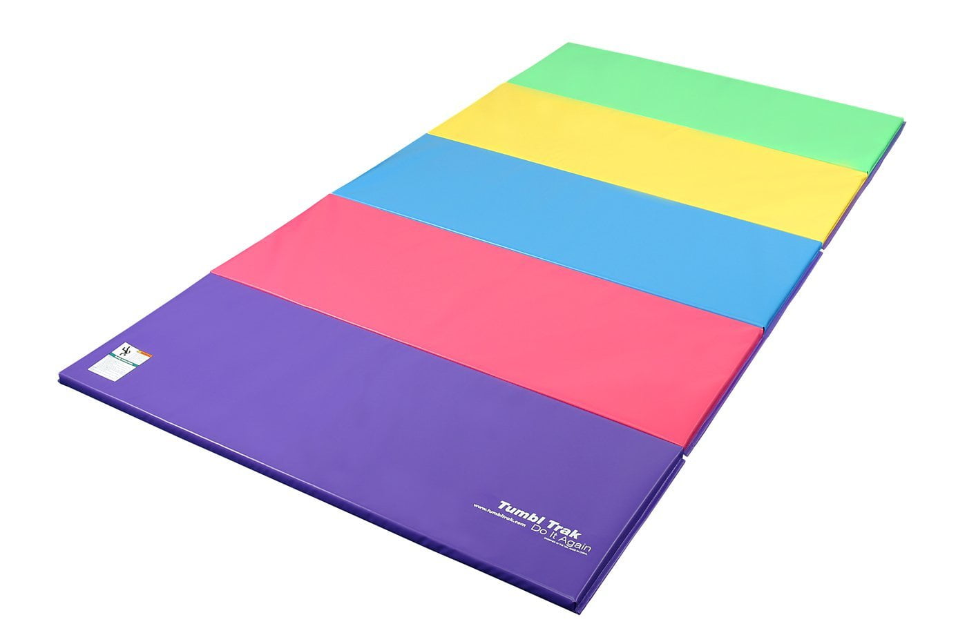Tumbl Trak Folding Gymnastics Tumbling Panel Mat - Walmart.com