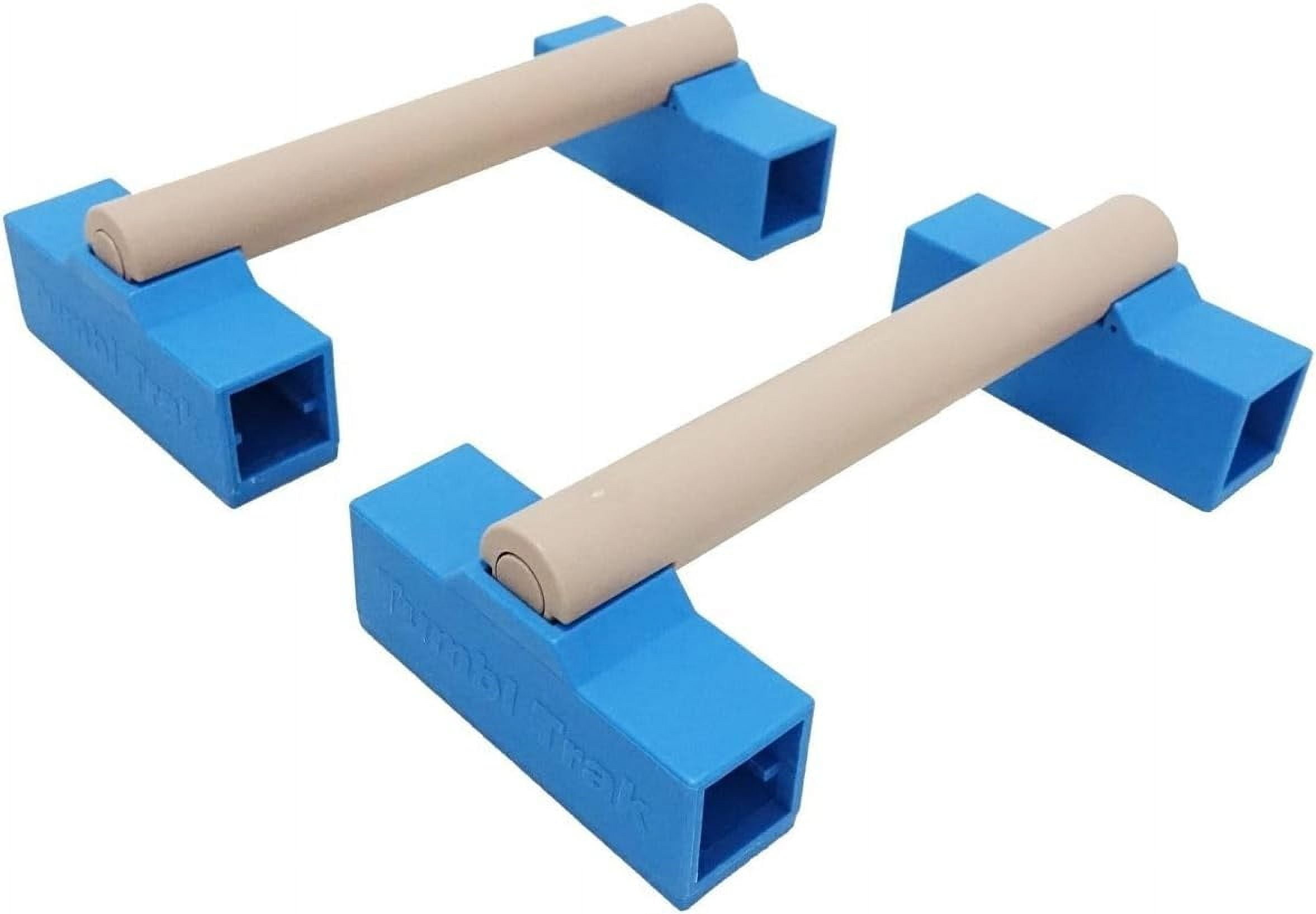 Tumbl Trak Portable Parallette Bars, Blue - Walmart.com