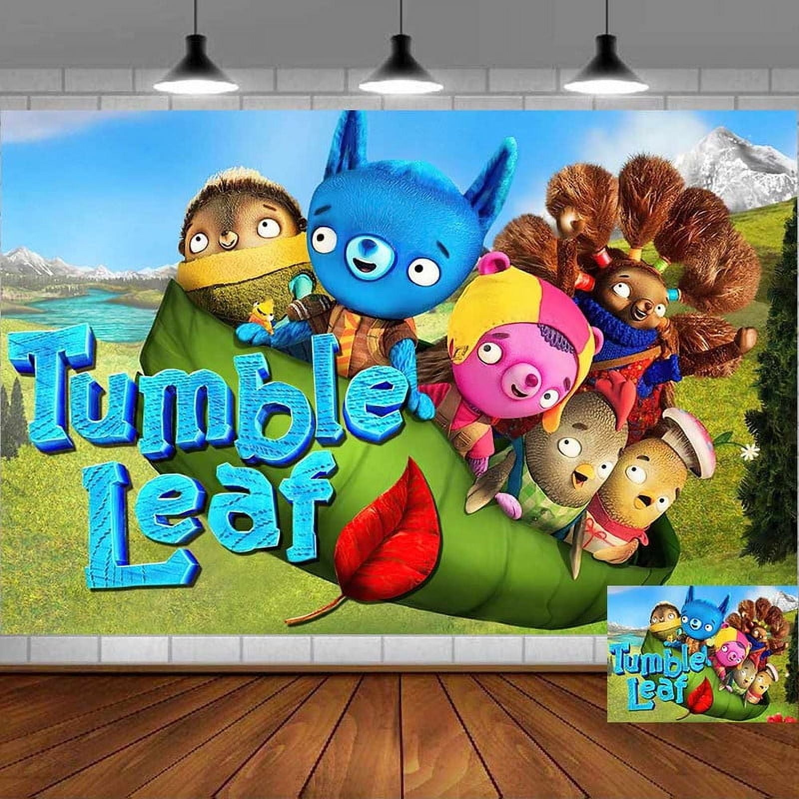 Tumble Leaf Backdrop Banner Party Supplies Poster Movie Theme ...