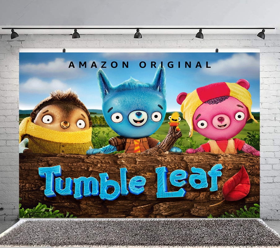 Tumble Leaf Backdrop Banner Party Supplies Poster Movie Theme ...