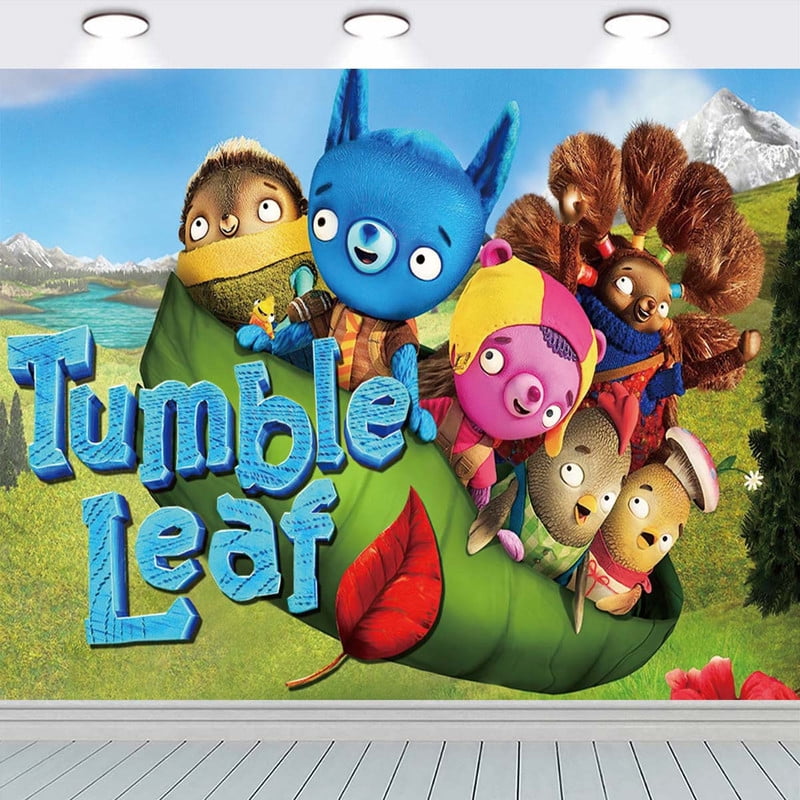 Tumble Leaf Birthday Banner Backdrop Background Taspestry Post Wall ...