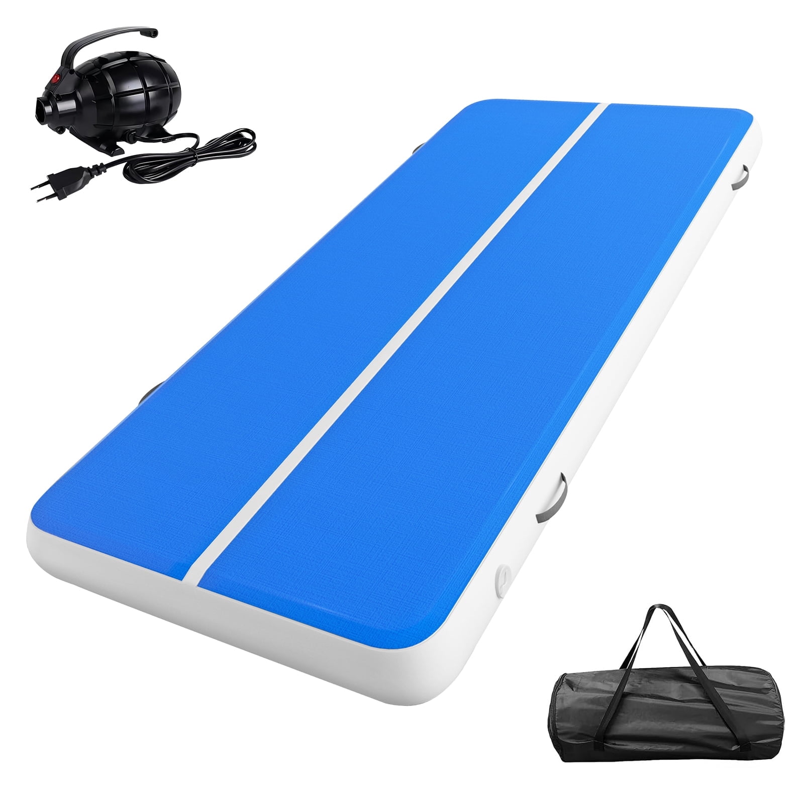 Tumble Track 8 Inch Thick 26 FT X 6.6 FT Inflatable Gymnastics Air ...