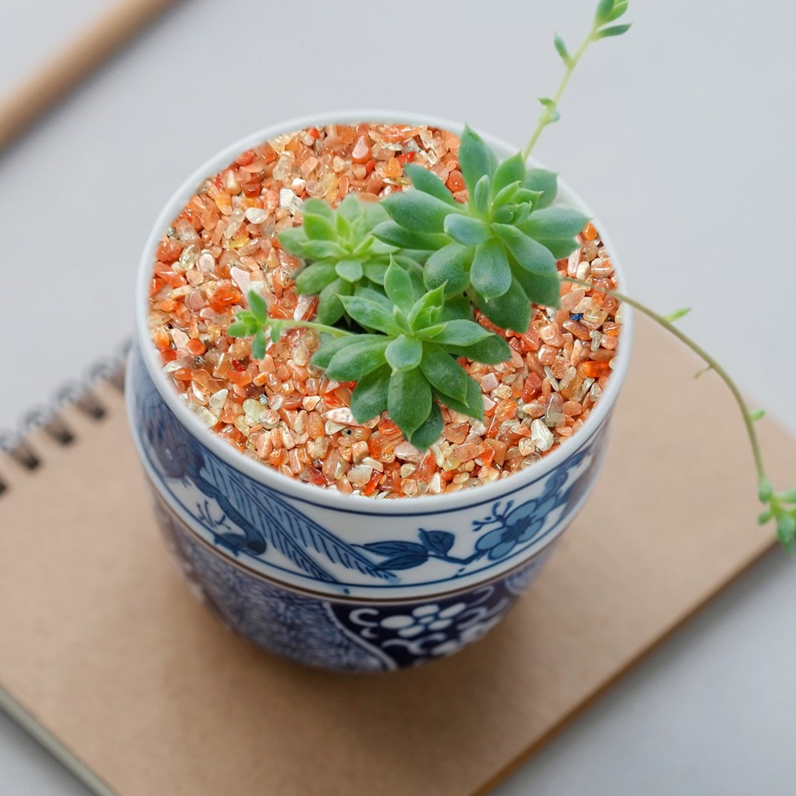 Tumbled Chips Stones Crushed Crystal Quartz, Irregular Shaped Gravels Pebble Healing Stones, DIY ...