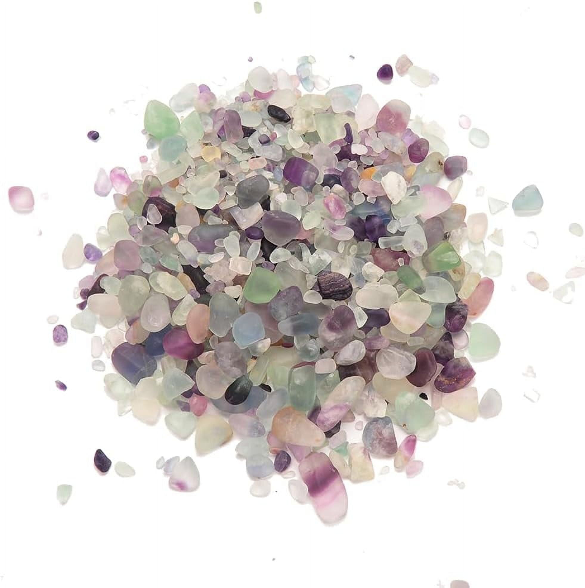 Tumbled Crystal Stone Chips 1 Pound | Irregular Shaped Crushed | Home ...