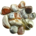 Tumbled Grey Botswana Agate Stones -SUPERIOR GRADE- (Select 1/2 pound ...