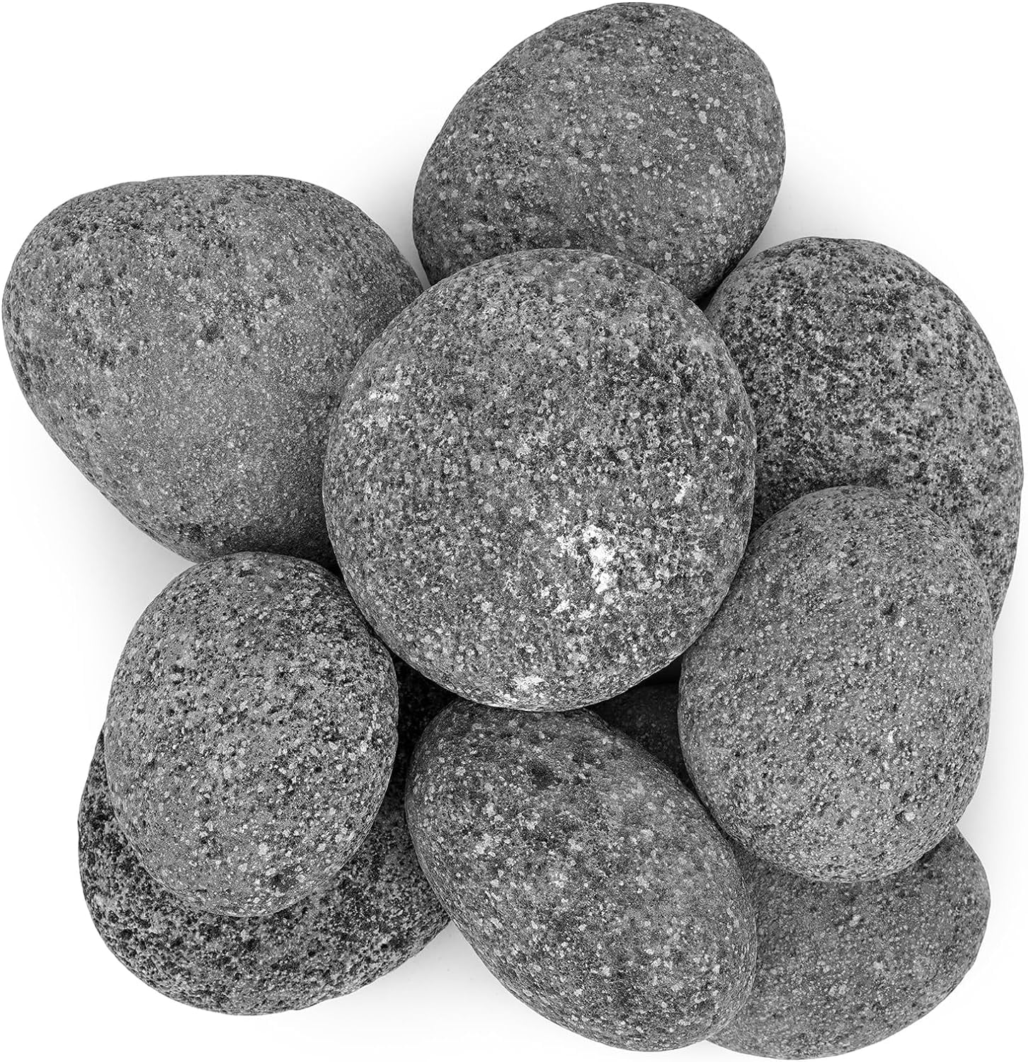 Tumbled Lava Rock Pebbles for Indoor or Outdoor Gas Fire Pits and ...
