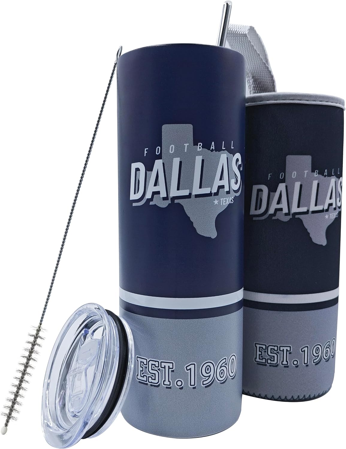 Tumbler 20oz Straight Skinny Car Cups With Insulated Cup Sleeve ...