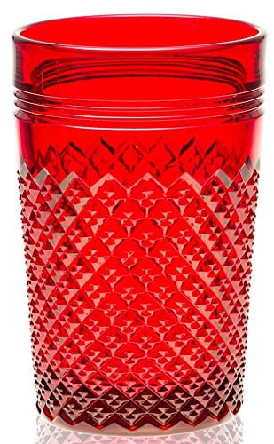 Tumbler - Addison Pattern - American Made - Mosser Glass USA (Red ...