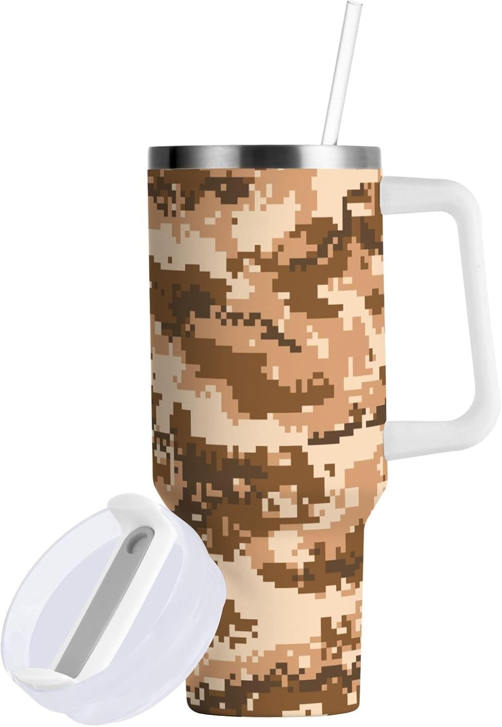 Tumbler Desert Camo Travel Mug Coffee Cup Water Bottle Beverage ...