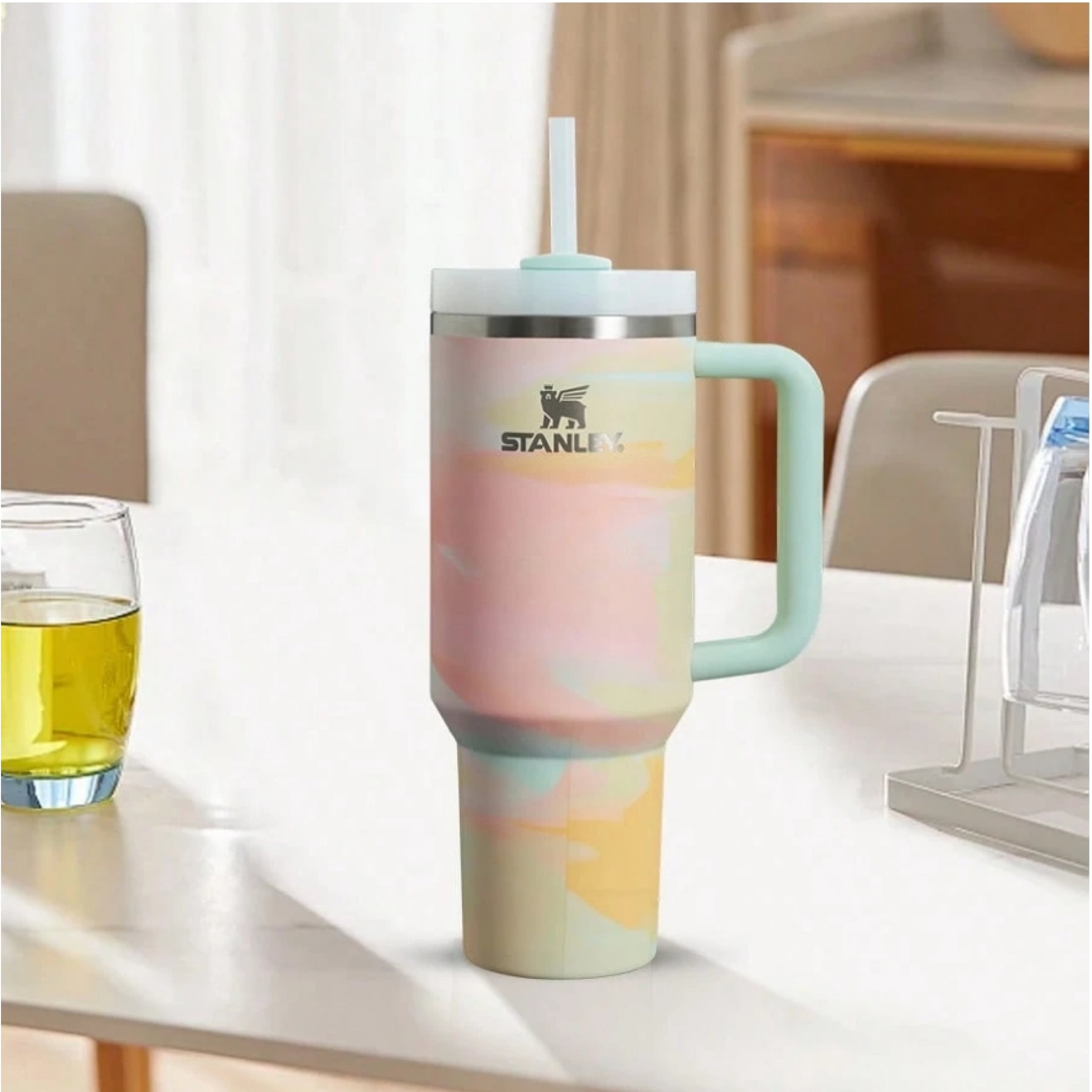 Tumbler With Handle, Double Walled Vacuum Insulated Stainless Steel ...