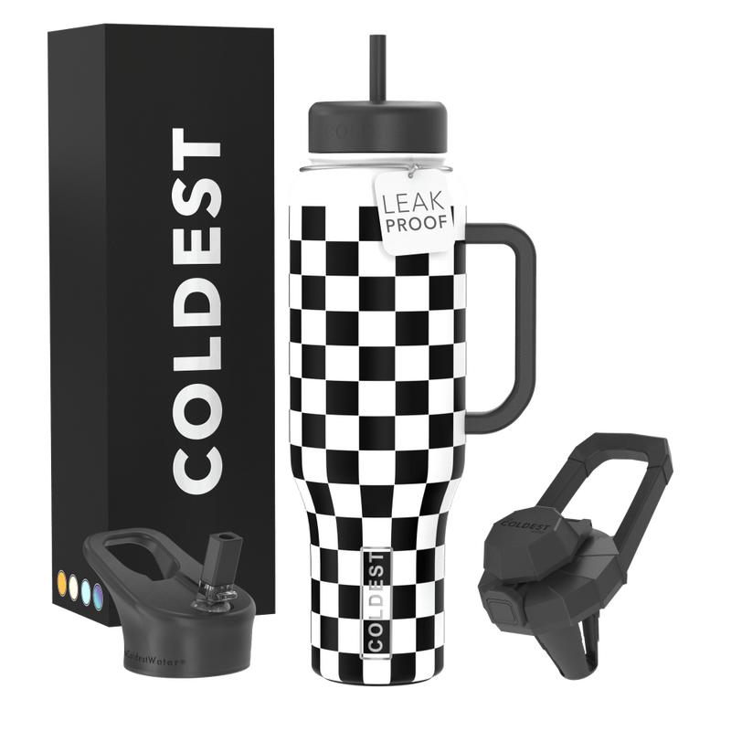 Tumbler with Handle and Straw | 100% Leakprof Prevents Spills | Keeps ...