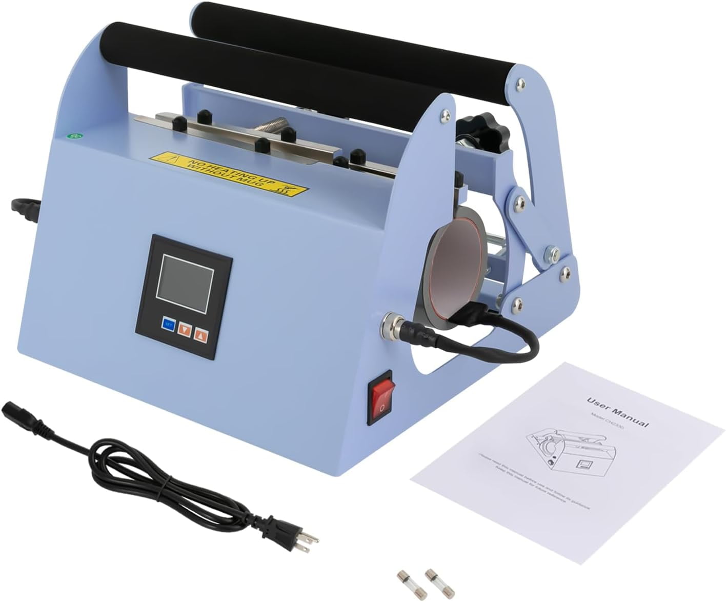 Tumbler Heat Press, 110V 60HZ Manual Freestanding 500W Tumbler Press Heat Press Machine for 40OZ ...