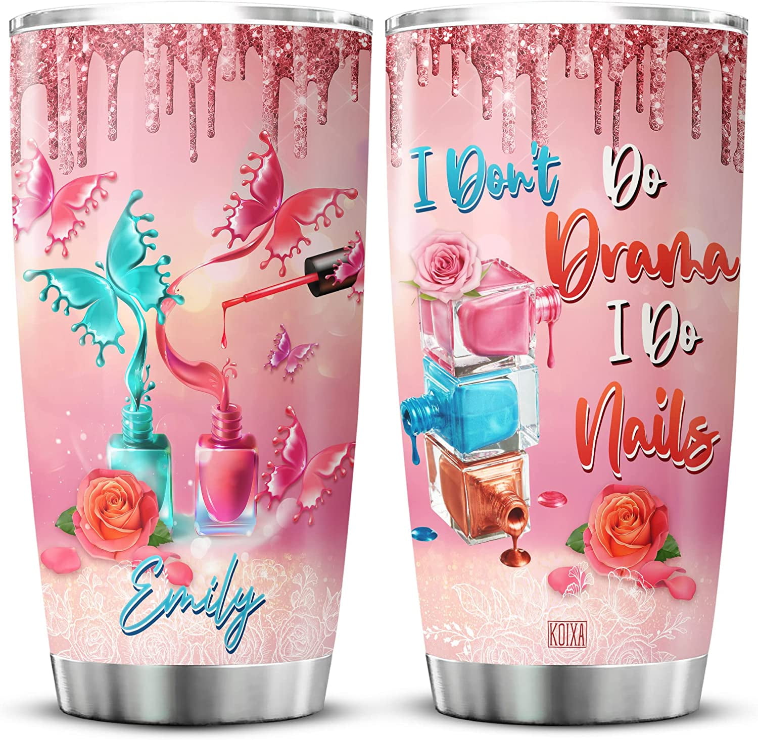 Tumbler I Dont Do Drama I Do Nails Funny Nail Technician Gifts For ...