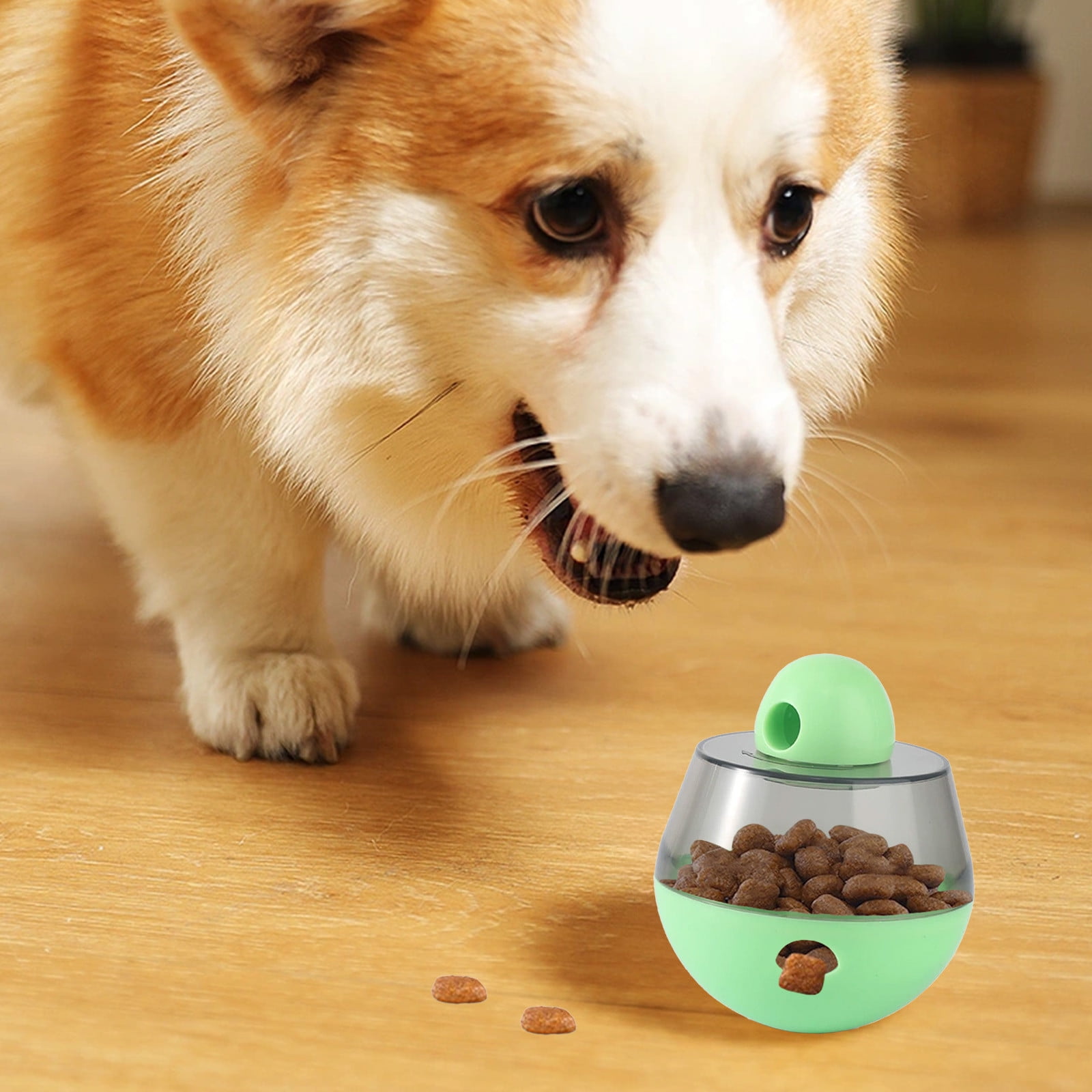 Tumbler Pet Toy, Automatic Pet Slow Feeder Treat Ball, Cat Dog Toy for ...
