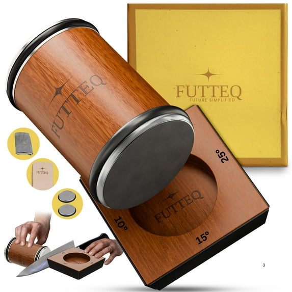 Tumbler Rolling Knife Sharpener Kit - Best Kitchen Knives Sharpening ...