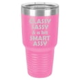 Tumbler Stainless Steel Vacuum Insulated Travel Mug Classy Sassy And A ...