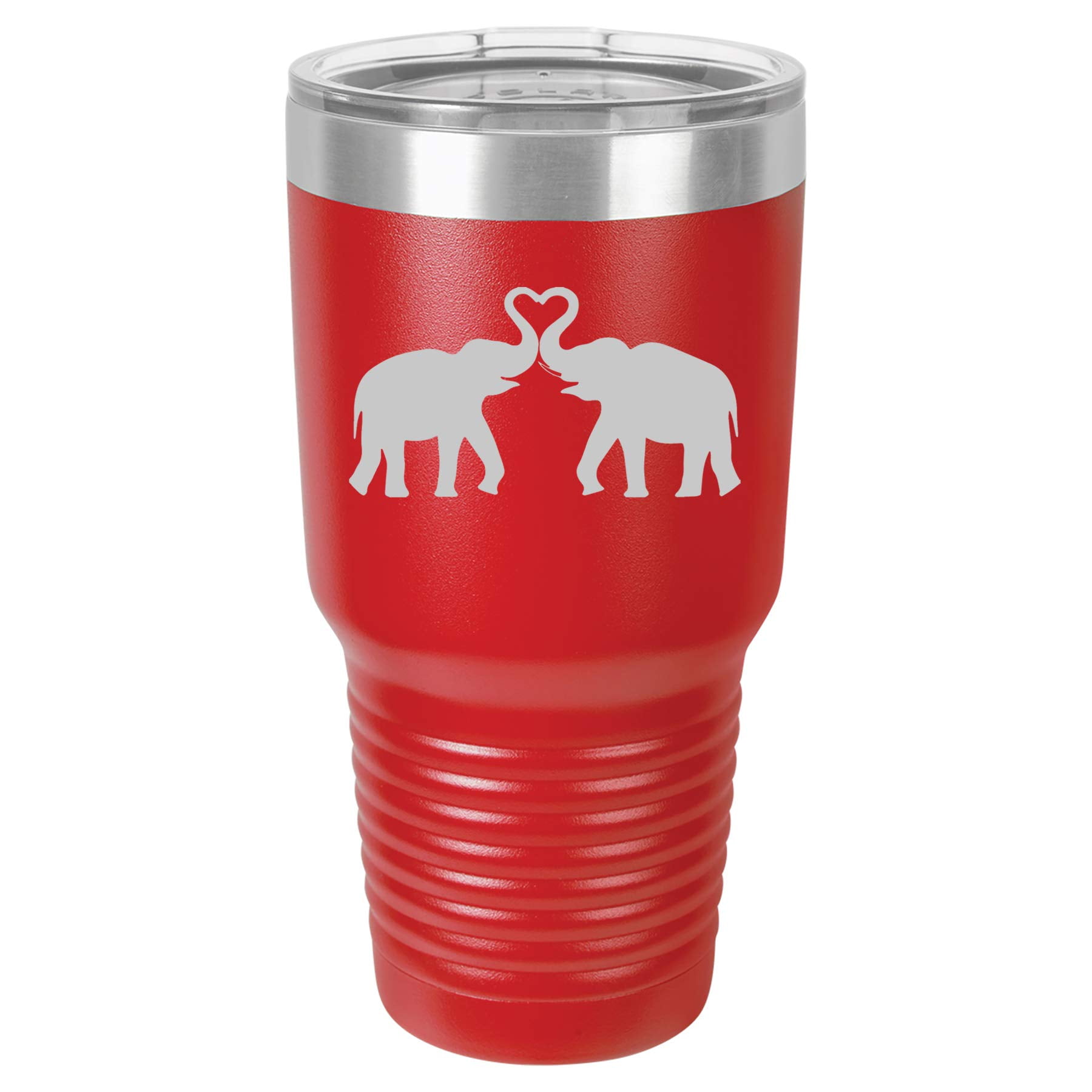 Tumbler Stainless Steel Vacuum Insulated Travel Mug Elephants Making ...