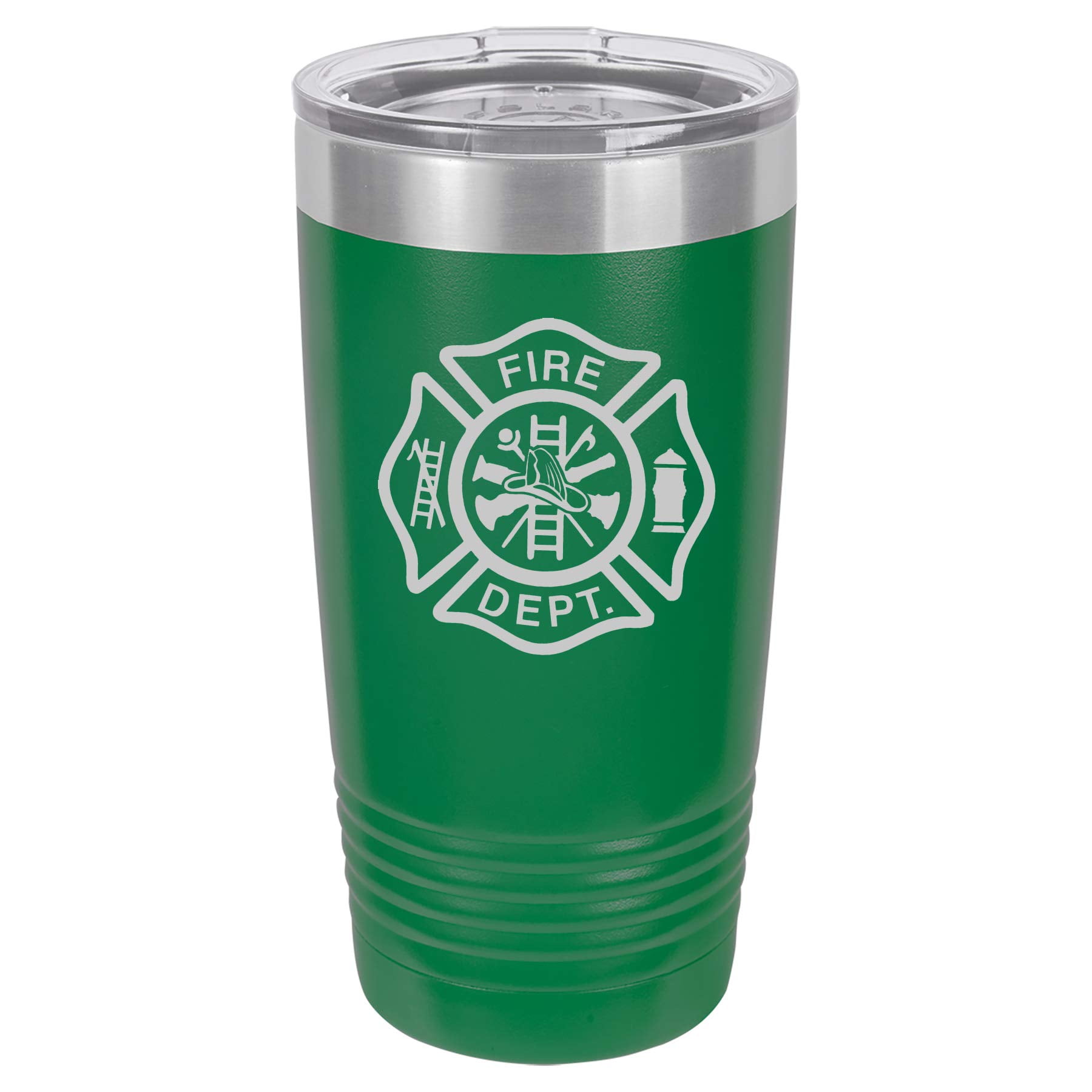 Tumbler Stainless Steel Vacuum Insulated Travel Mug Fire Department ...
