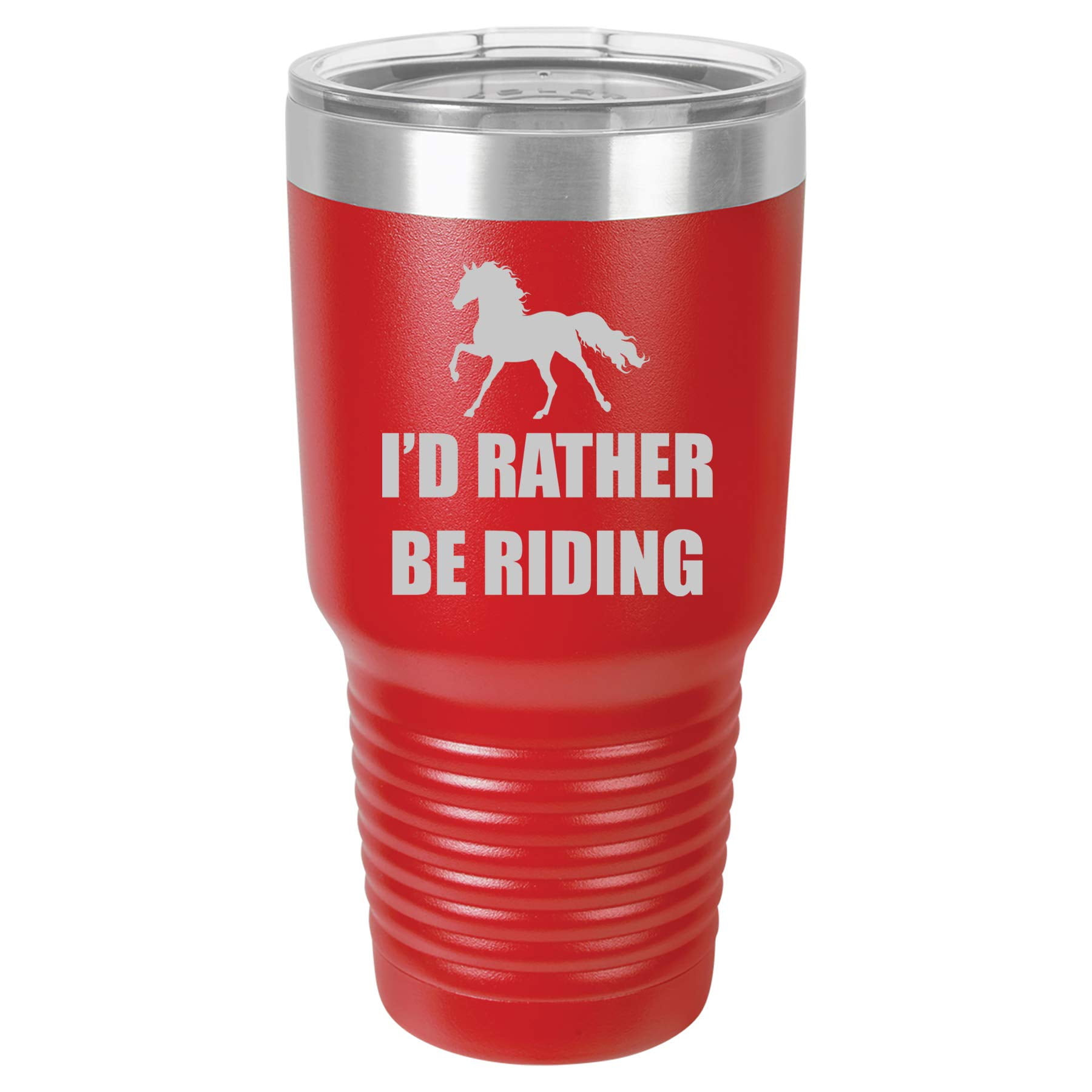 Tumbler Stainless Steel Vacuum Insulated Travel Mug I'd Rather Be ...