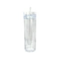 Tumbler With Same Lid And Straw 16 Oz CupDouble Clear Cup Straight ...