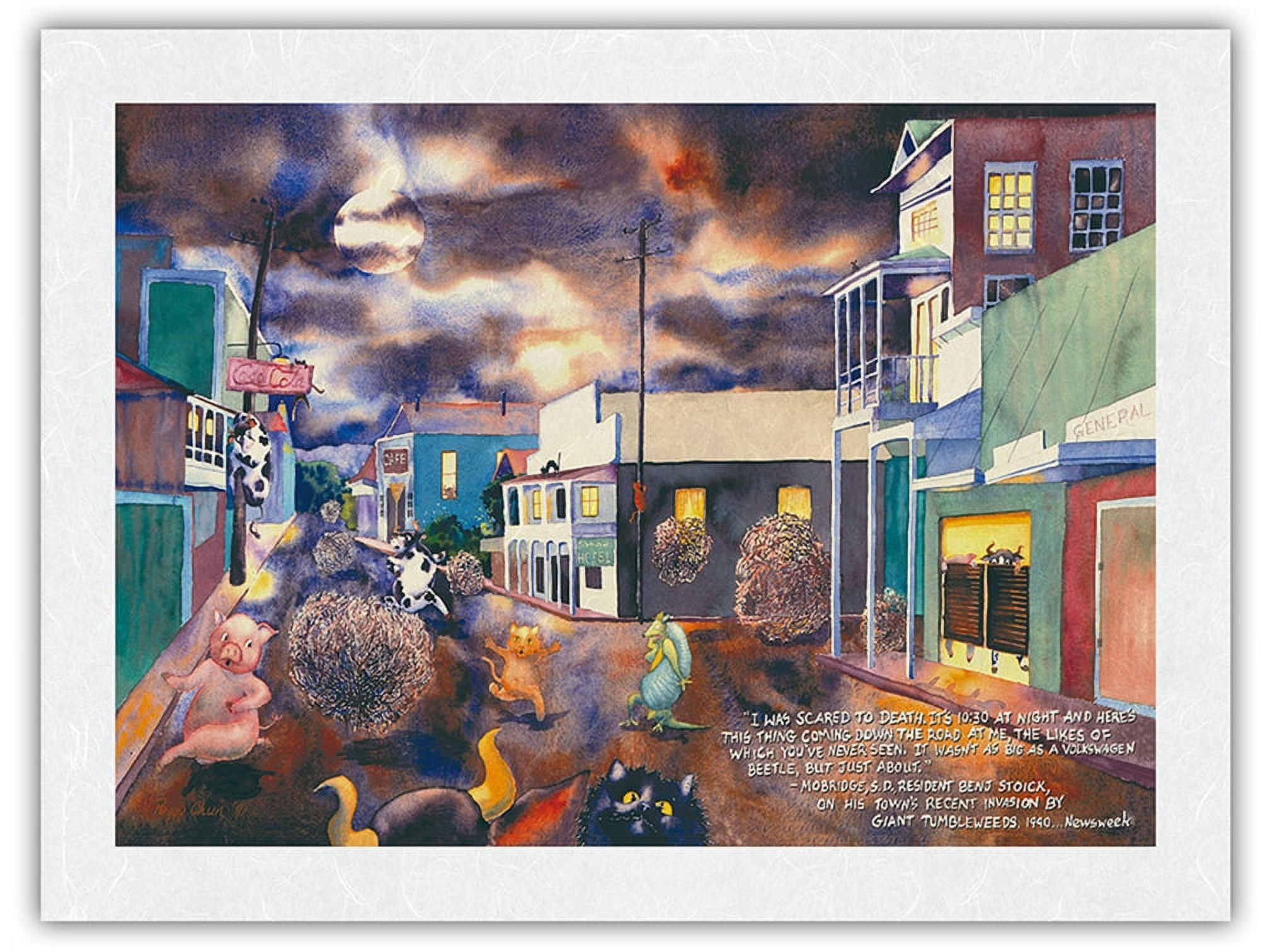 Tumbleweed Terror - Invasion of the Giant Tumbleweeds 1989 - From an ...