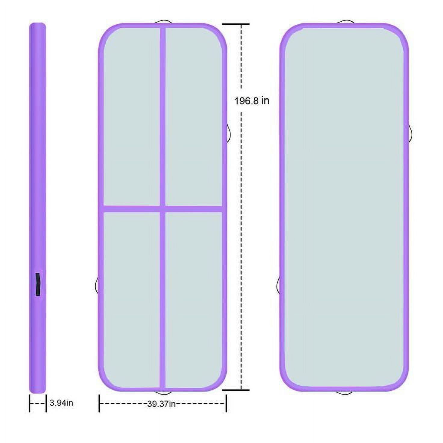 CoMiracle Inflatable Tumbling Air Track 16.4 FT PVC Gymnastics Training ...