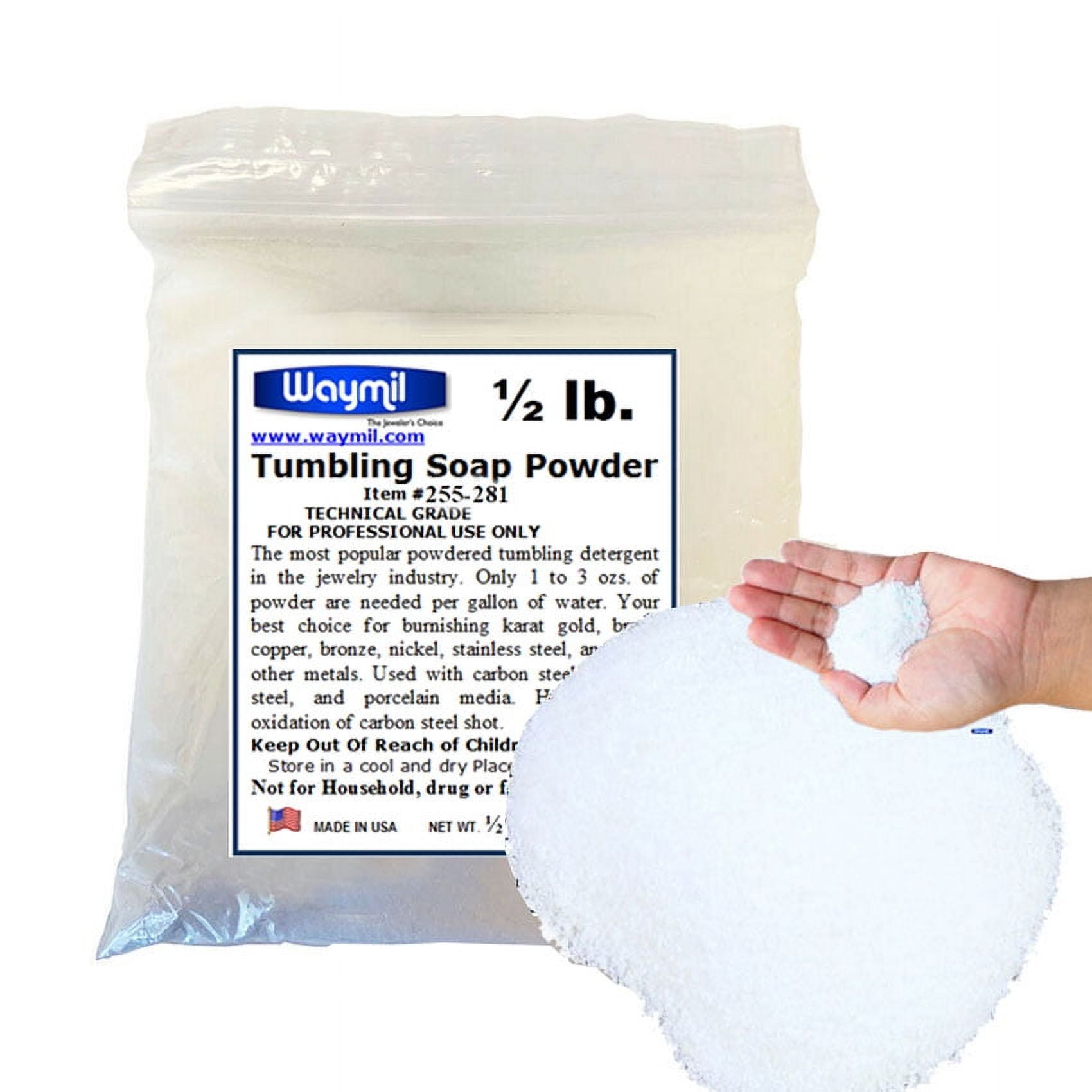 Tumbling Soap Powder 1/2 Lb Jewelry Tumblers Burnishing Gold Silver ...