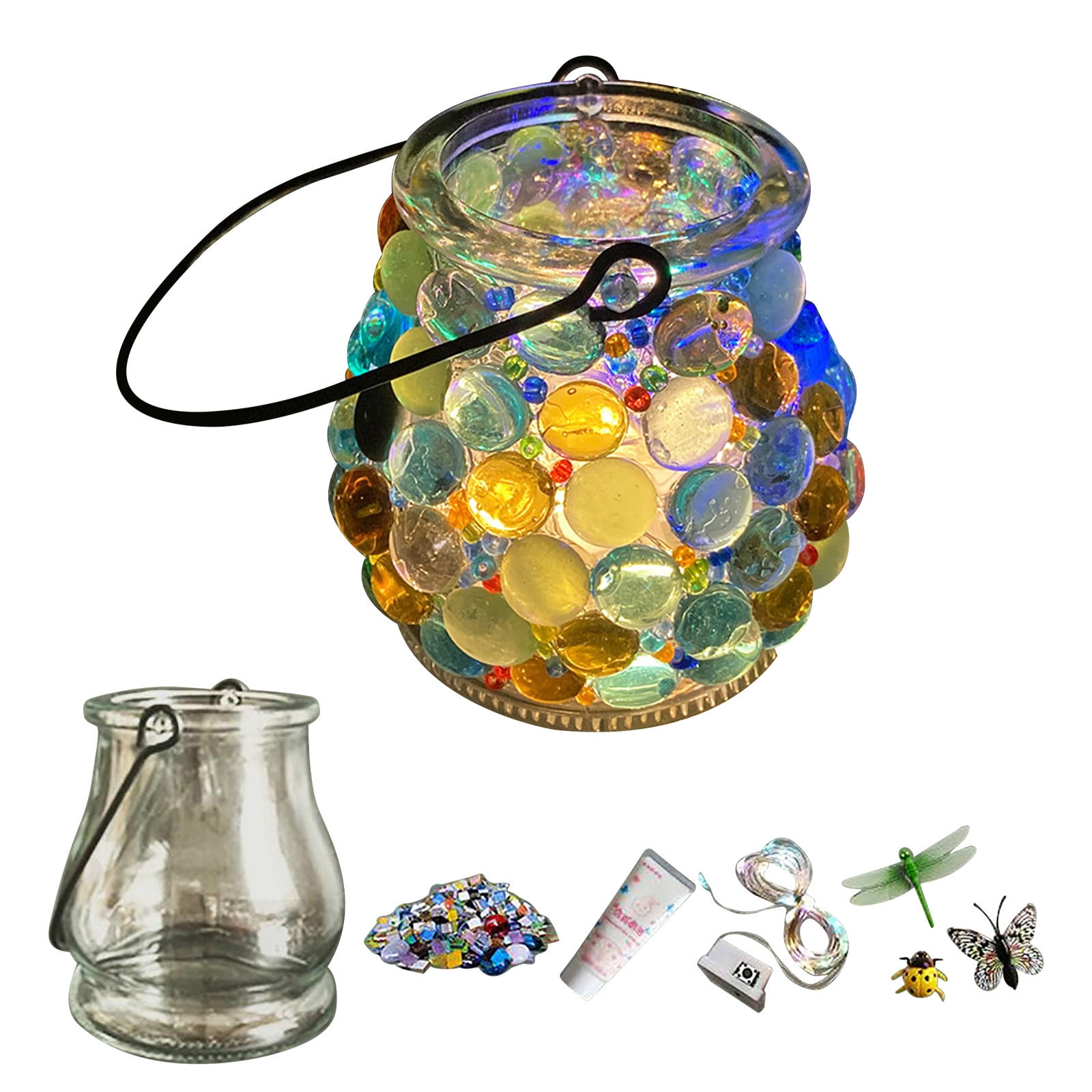 Haliyee DIY Mosaic Night Light Kit, Make Your Own Mosaic Night Light ...