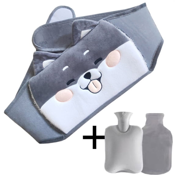 Haliyee Hot Water Bottle with Waist Cover,Cartoon Warm Water Bag for ...