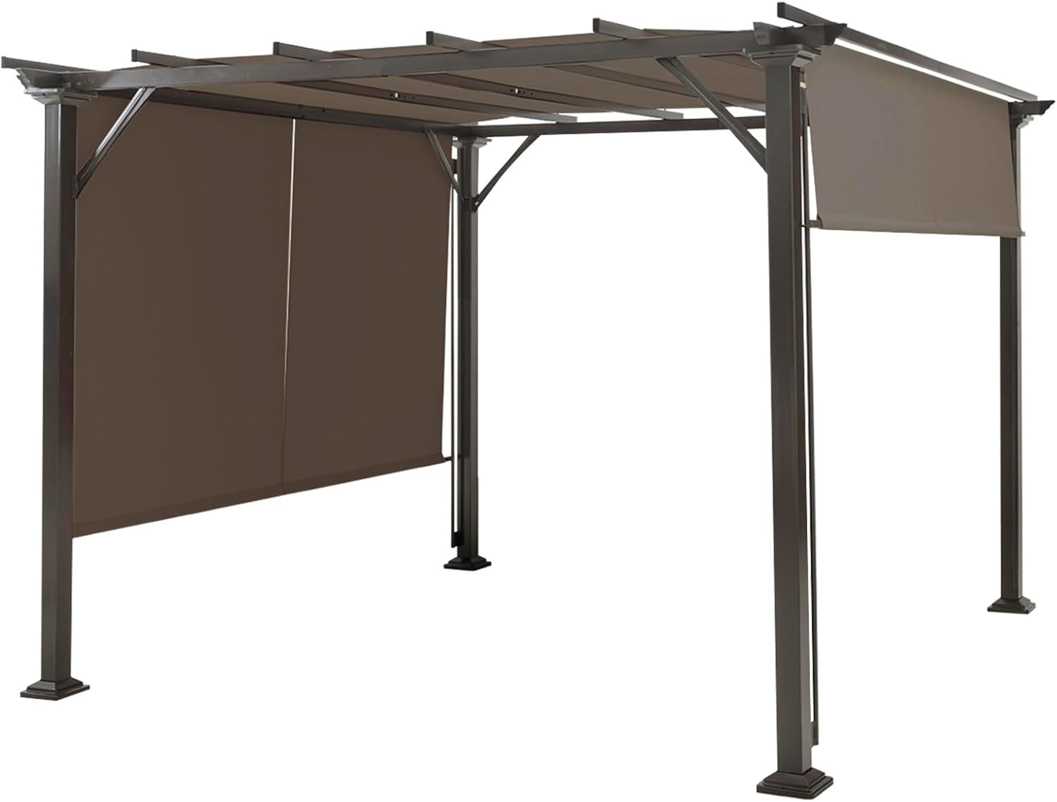 Tumis 2 Pieces 16x4 Ft Universal Canopy Cover, Outdoor Pergola Roof Top ...